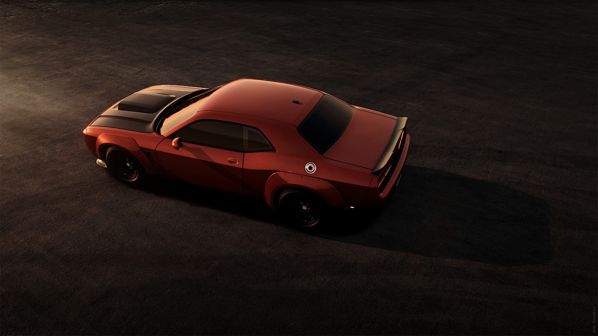 Dodge Challenger SRT, Dodge, Dodge Challenger, street, car HD Wallpaper