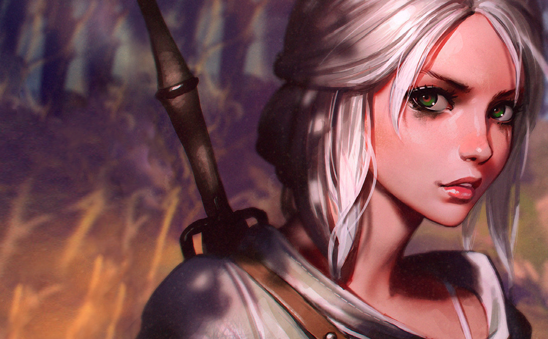 Ilya Kuvshinov, Cirilla Fiona Elen Riannon, The Witcher, The Witcher 3 ...