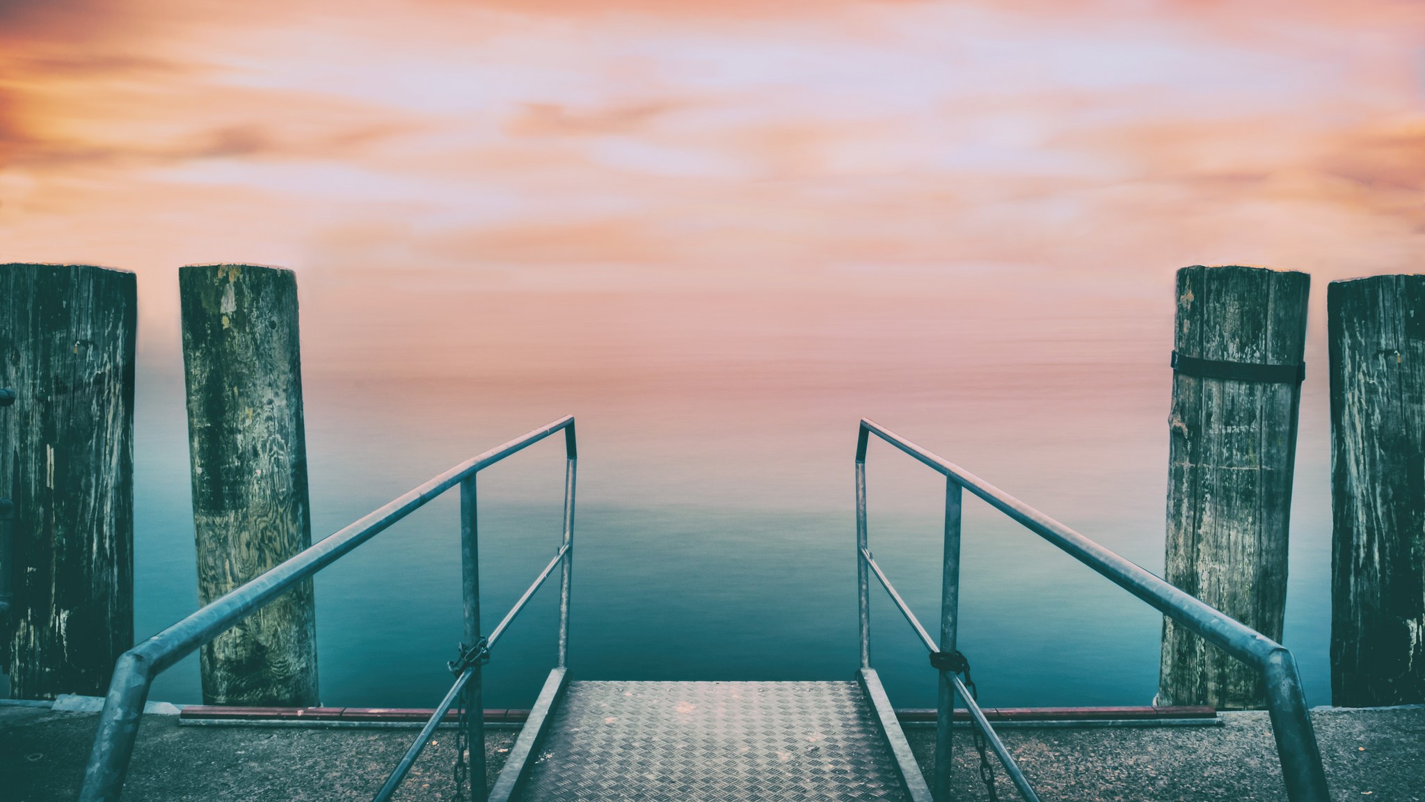 sea, sky, water HD Wallpaper