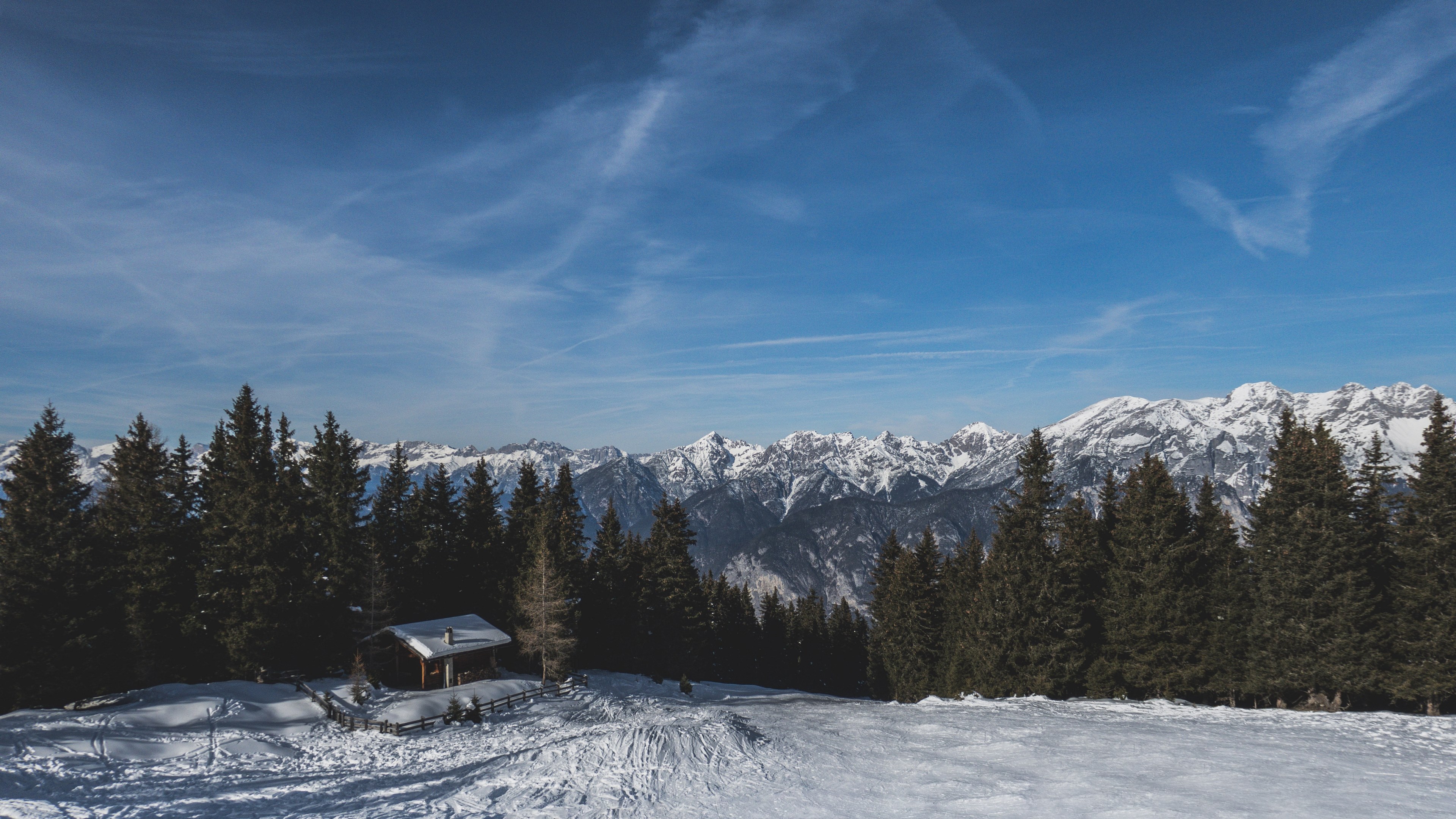 halleranger alm 4k HD Wallpaper