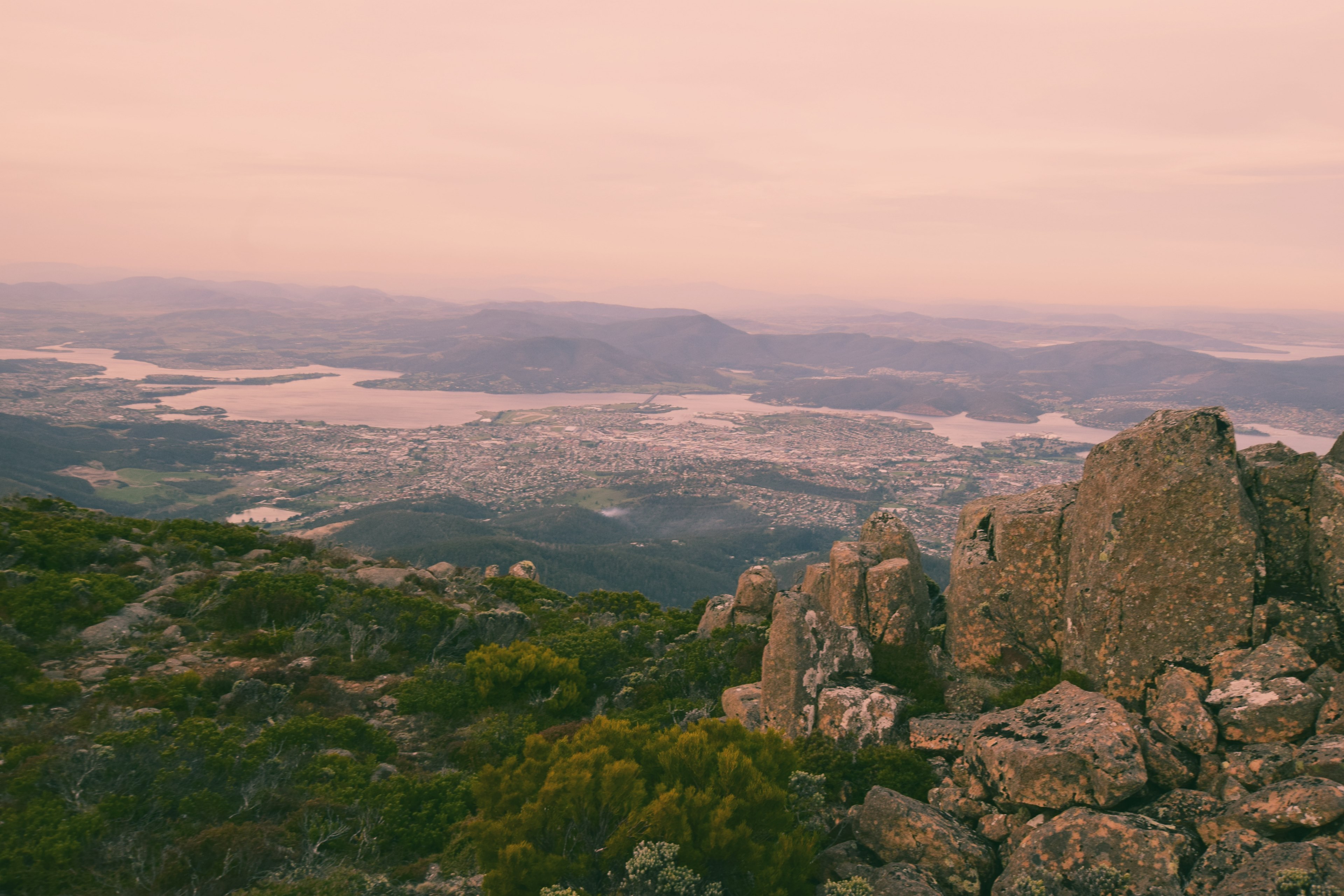 mountain landscape river and view 4k HD Wallpaper