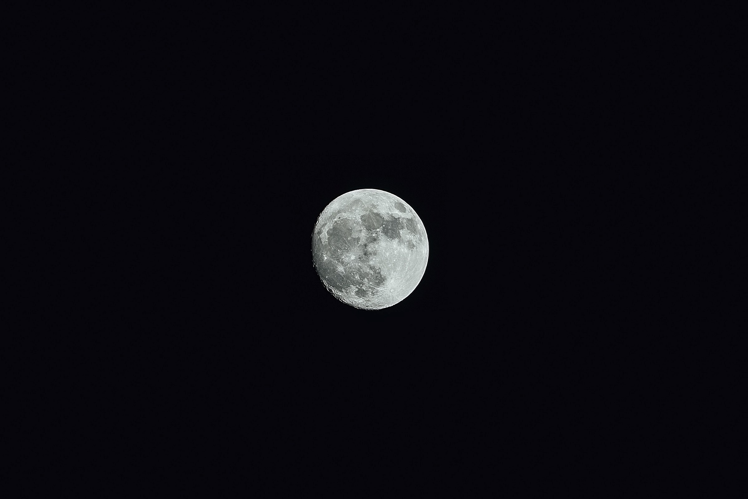 Moon Full Moon And Dark 4K Hd Wallpaper