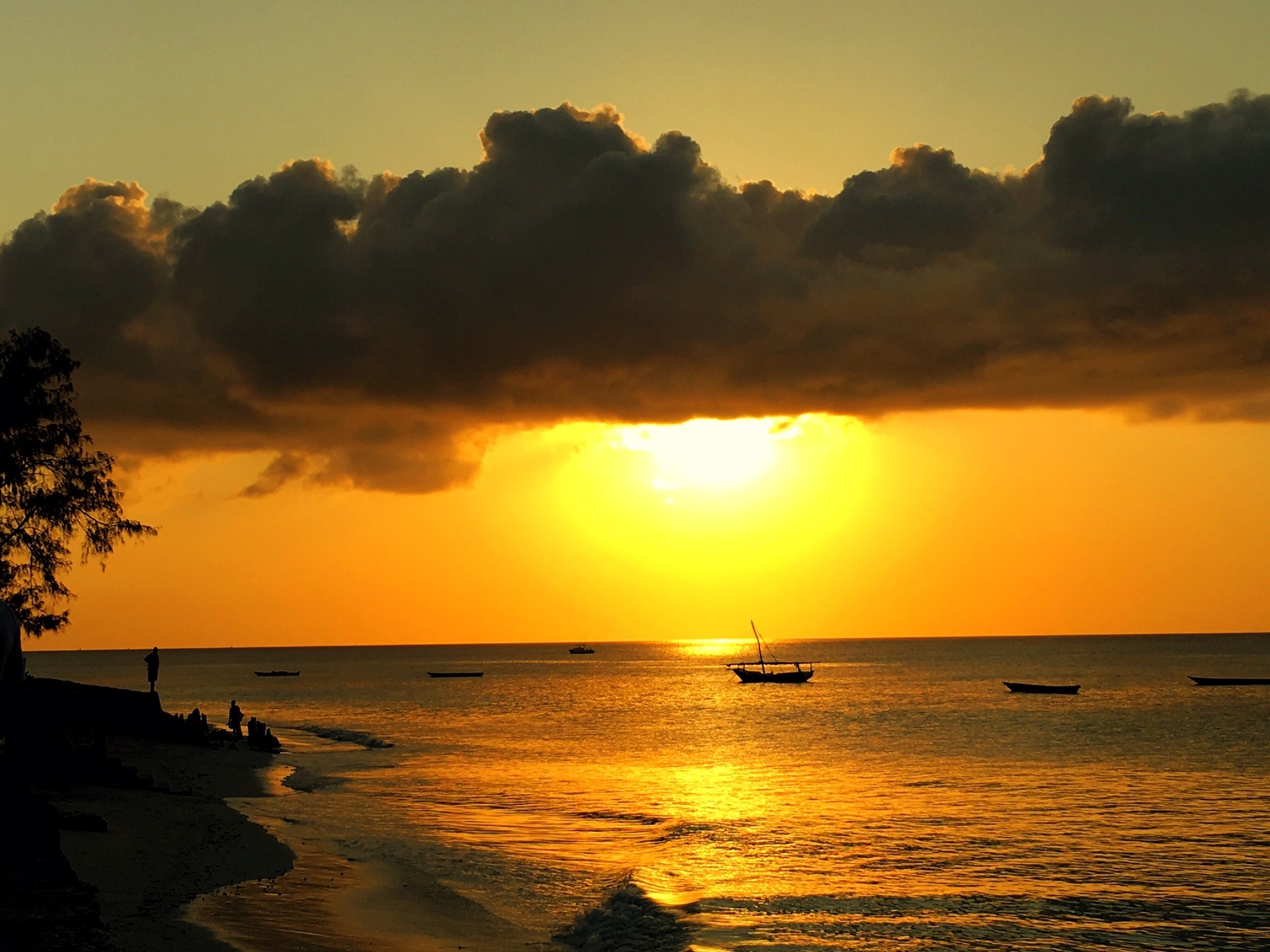 Zanzibar Sunset 4K Hd Wallpaper