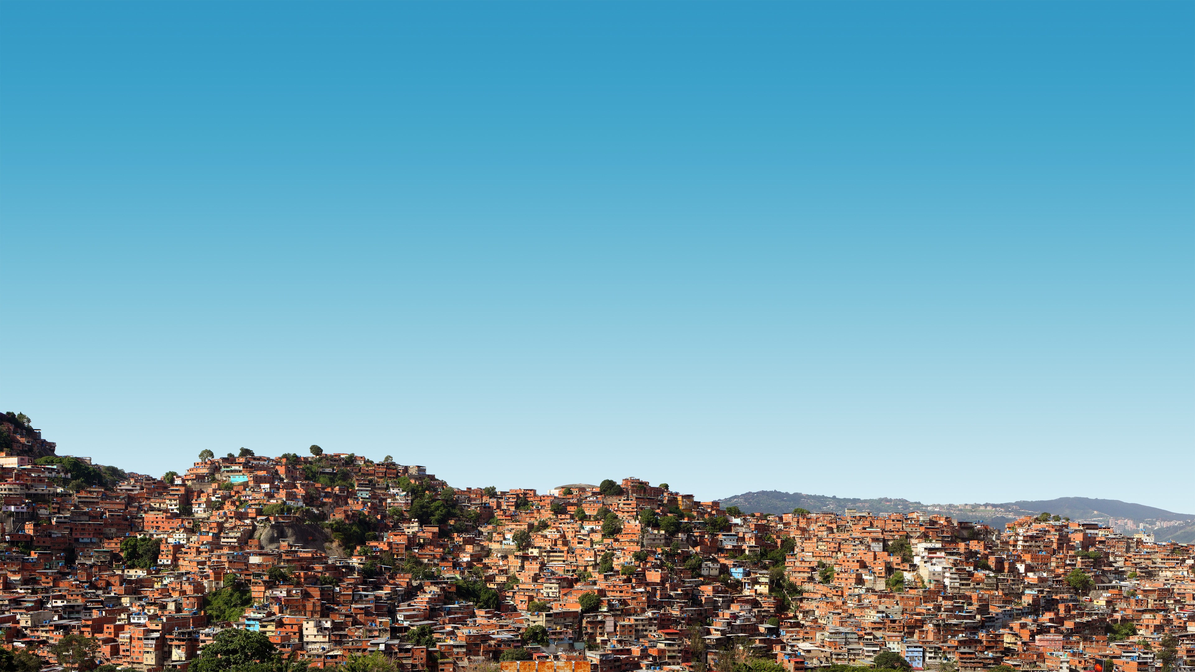 venezuela caracas crowded and petare 4k HD Wallpaper