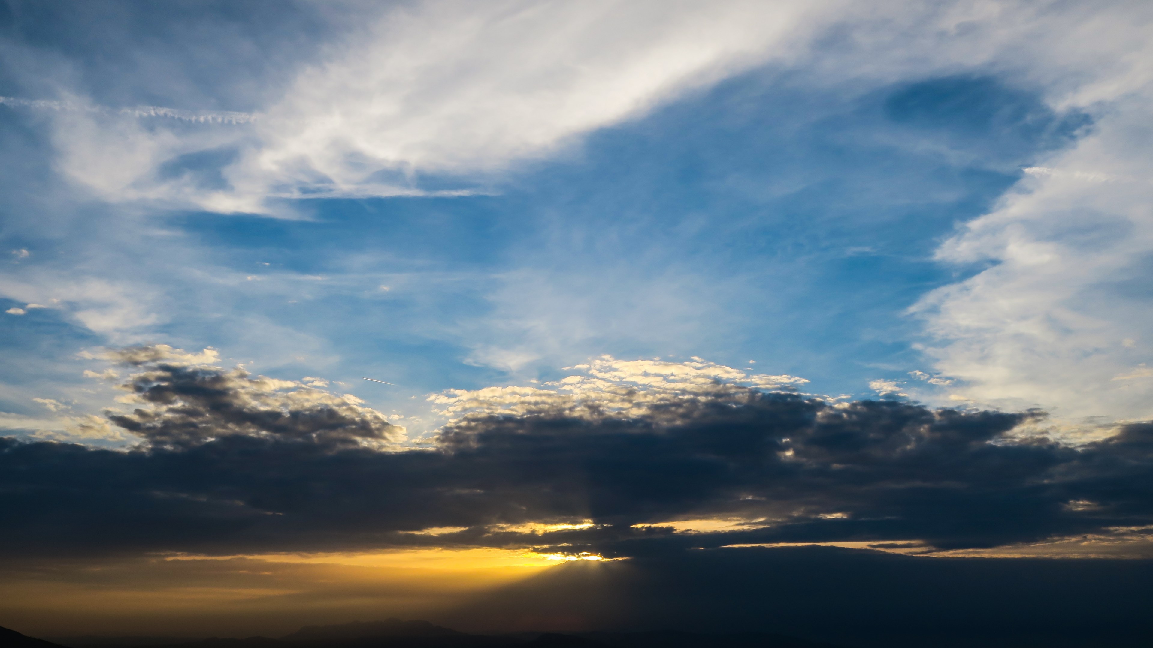 nature sky greece and viewpoint 4k HD Wallpaper