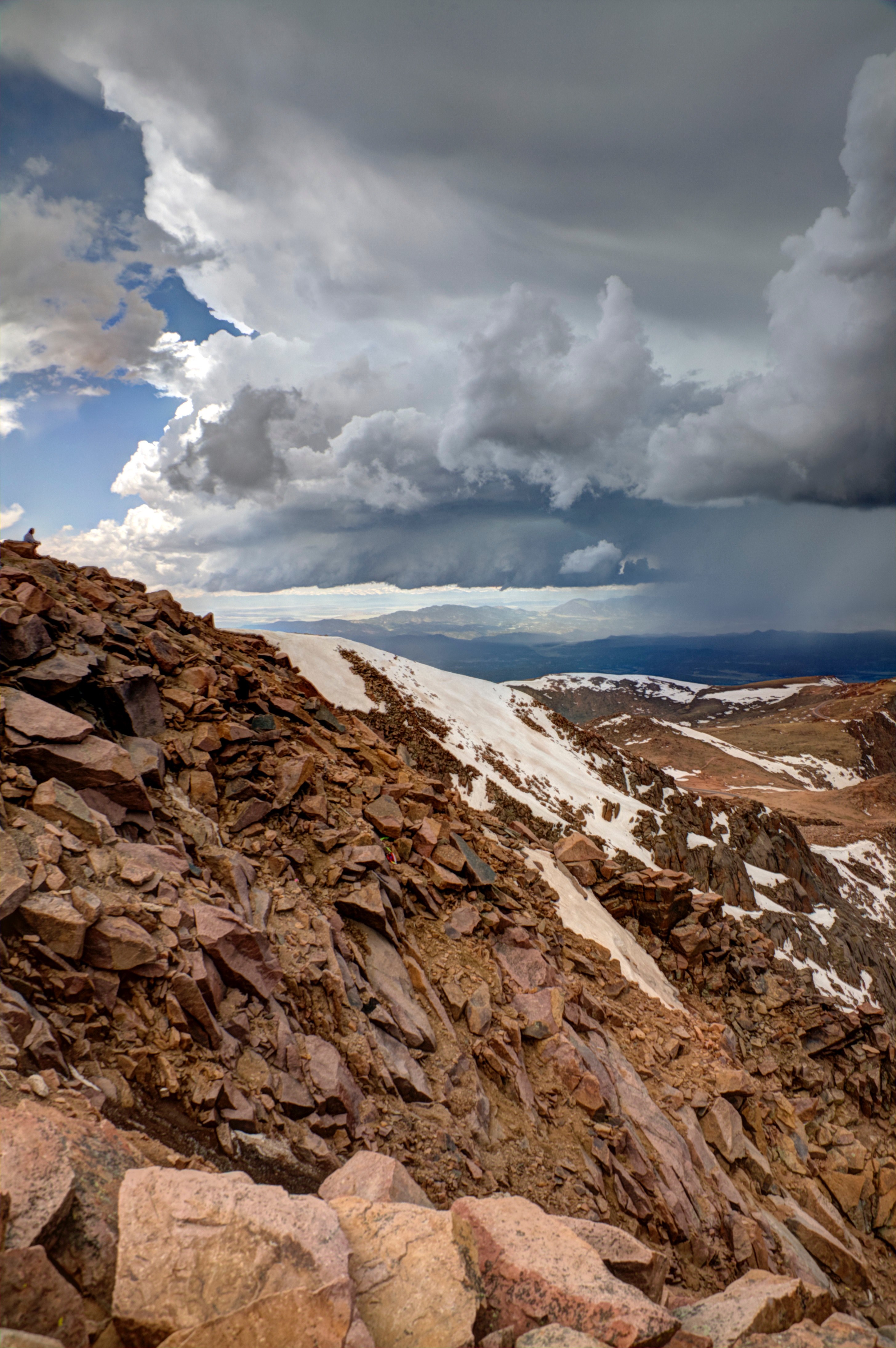 mountain outdoor cloud and tree hd, 4k Phone HD Wallpaper