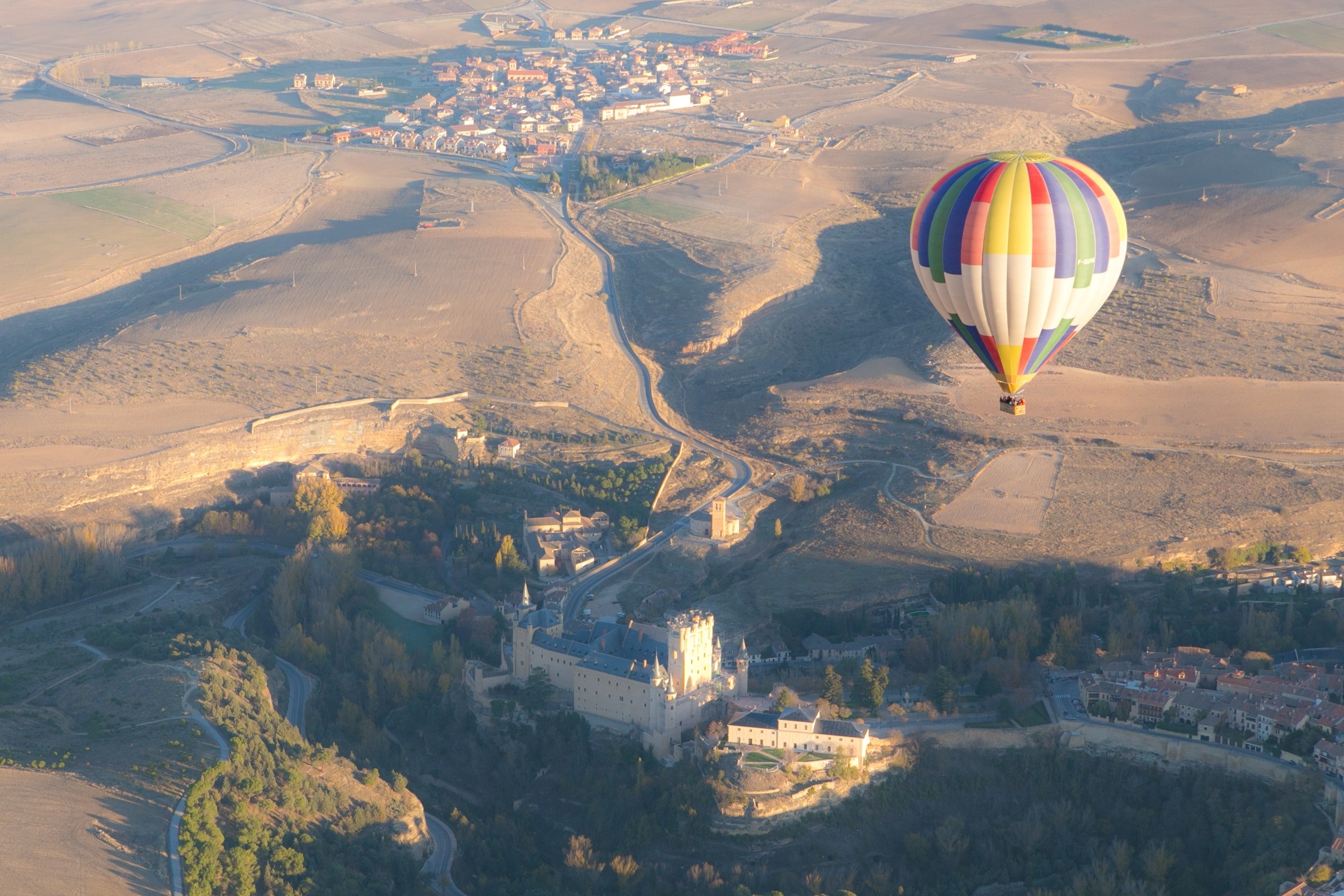 balloon fly flying and spain 4k HD Wallpaper