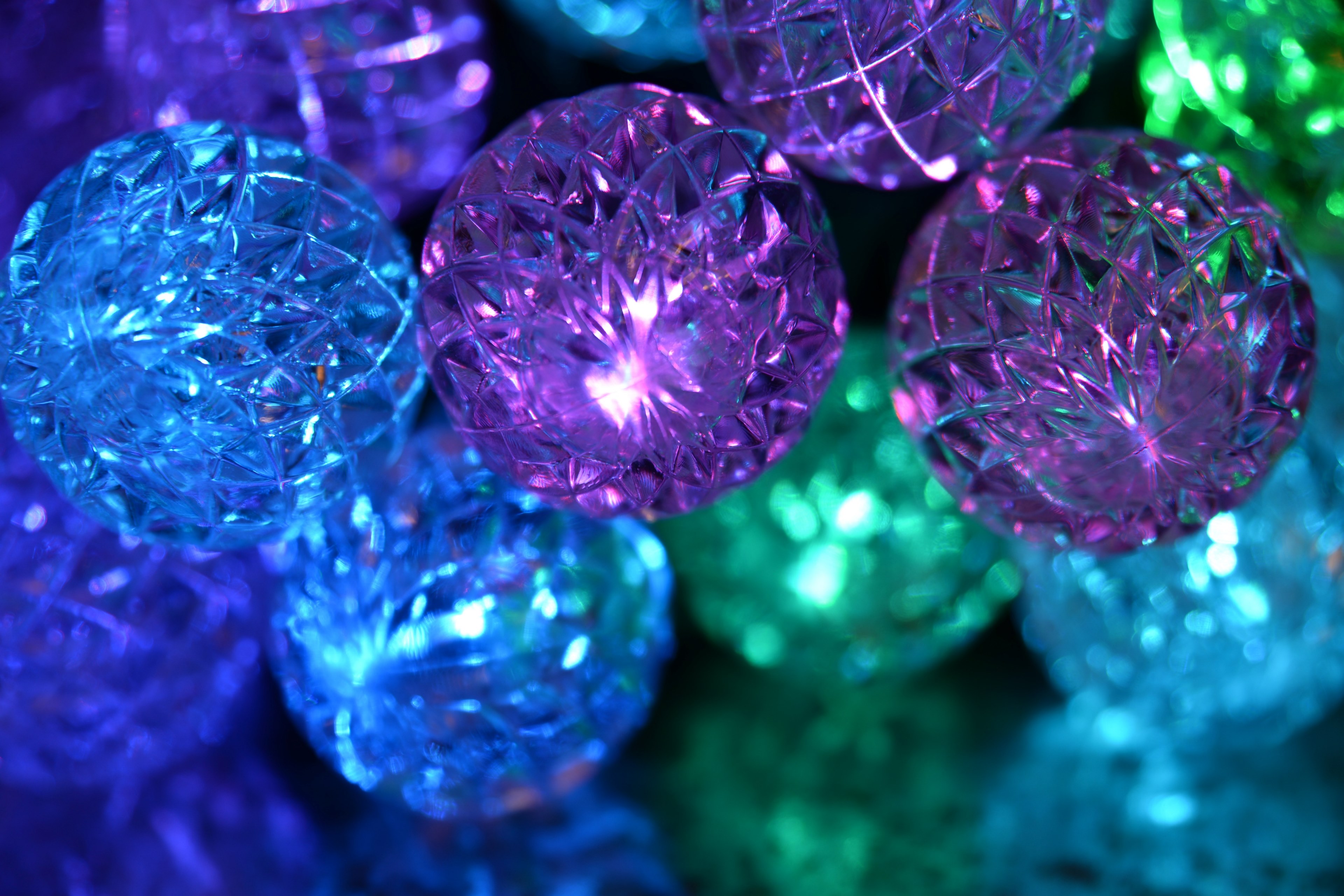 balls of light 4k HD Wallpaper