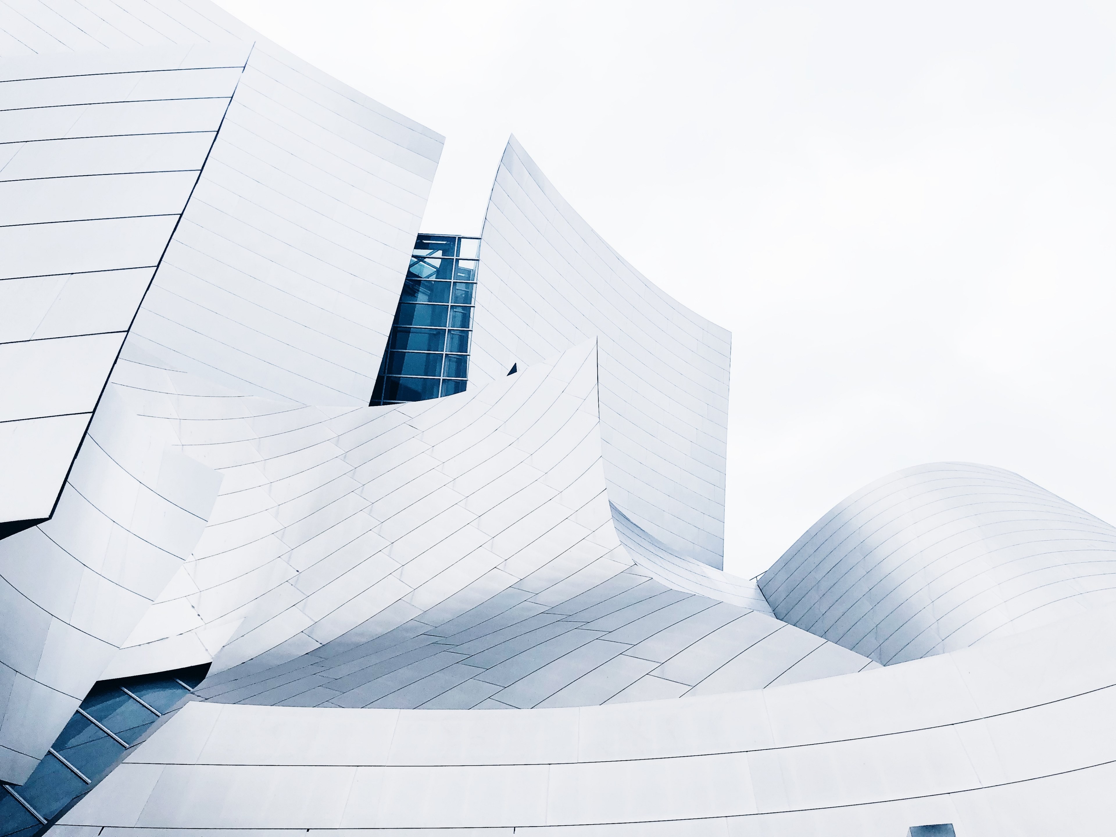 building architecture white and abstract 4k HD Wallpaper