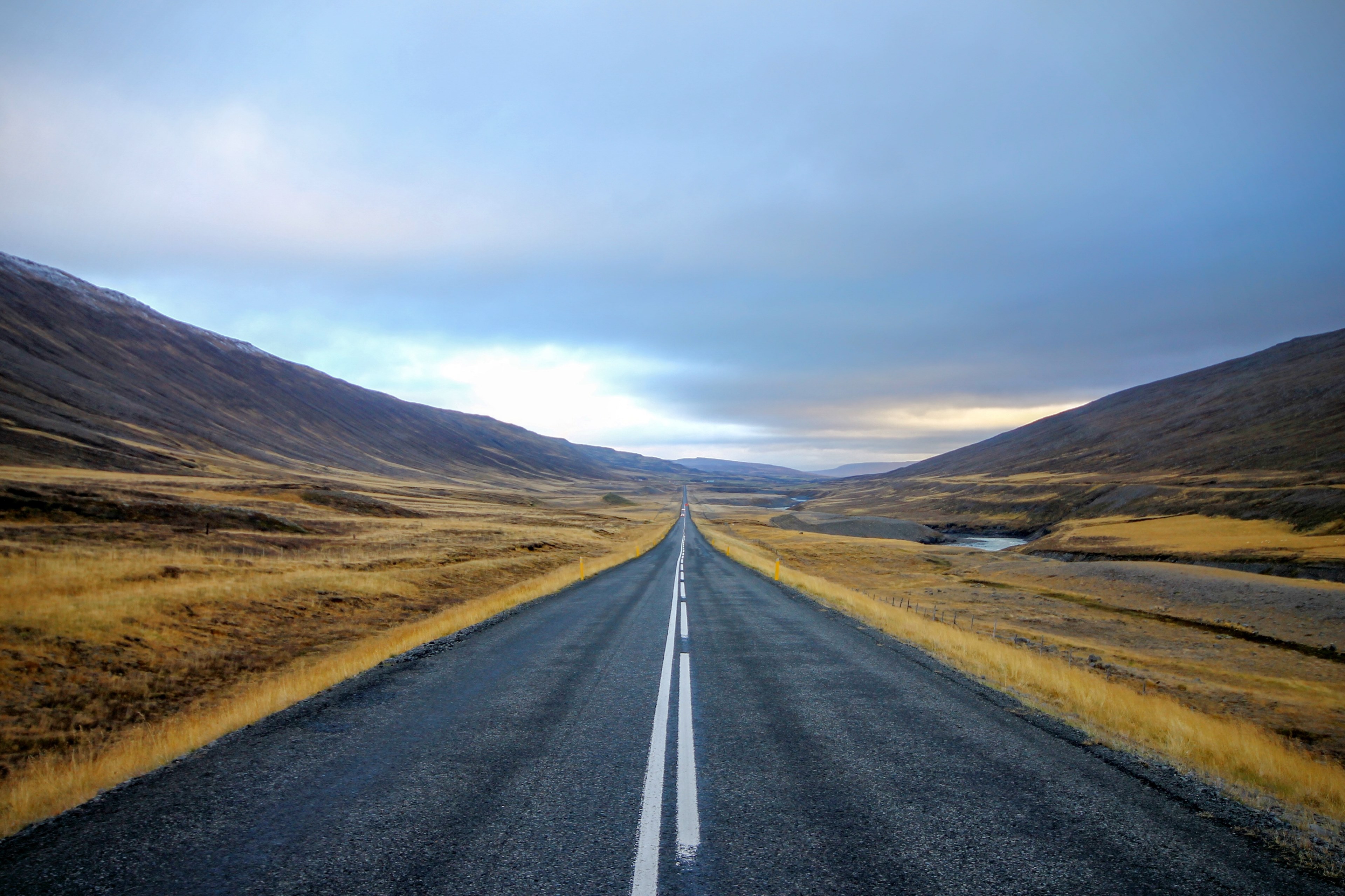 road drive asphalt and open road 4k HD Wallpaper