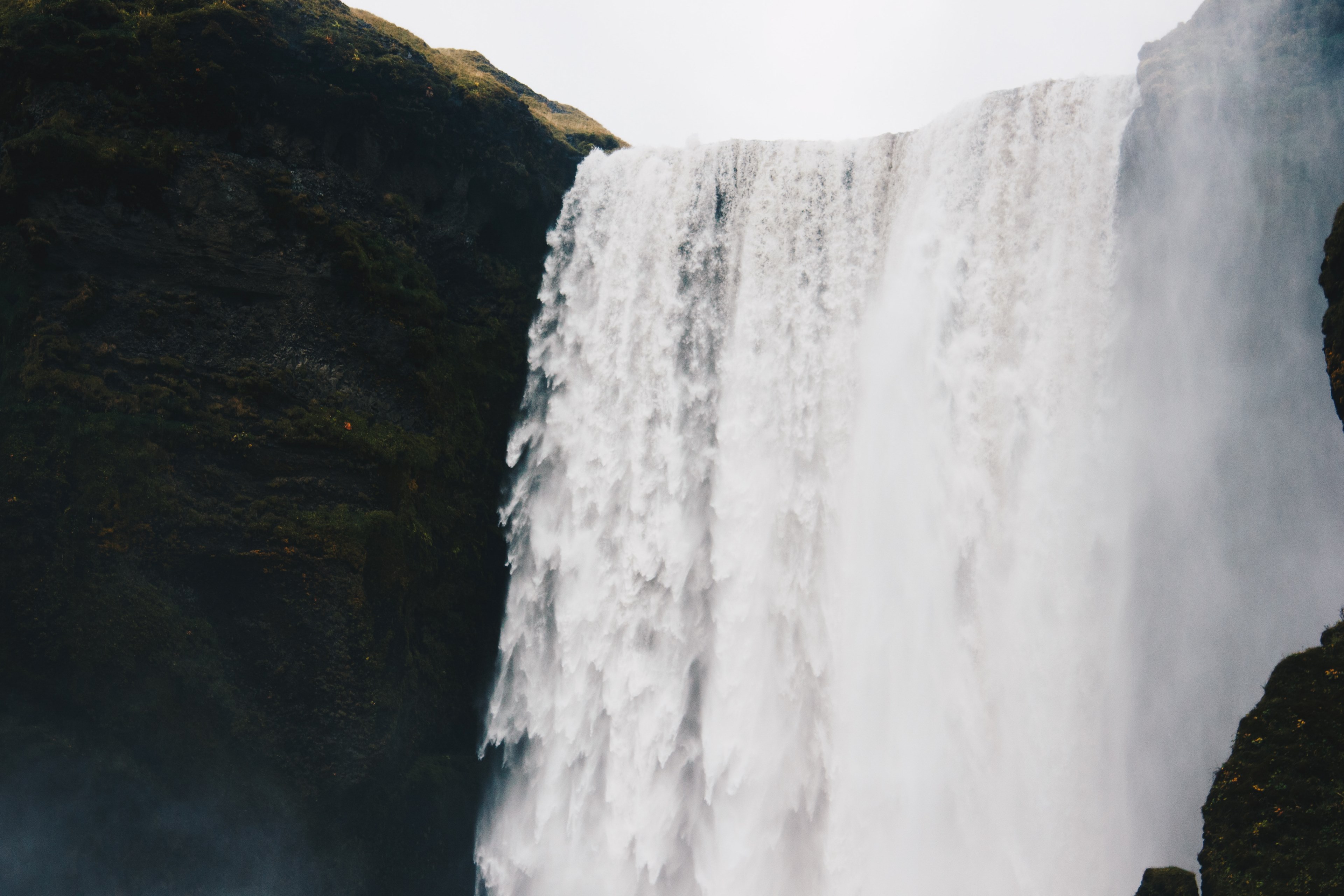 iceland waterfall 4k HD Wallpaper