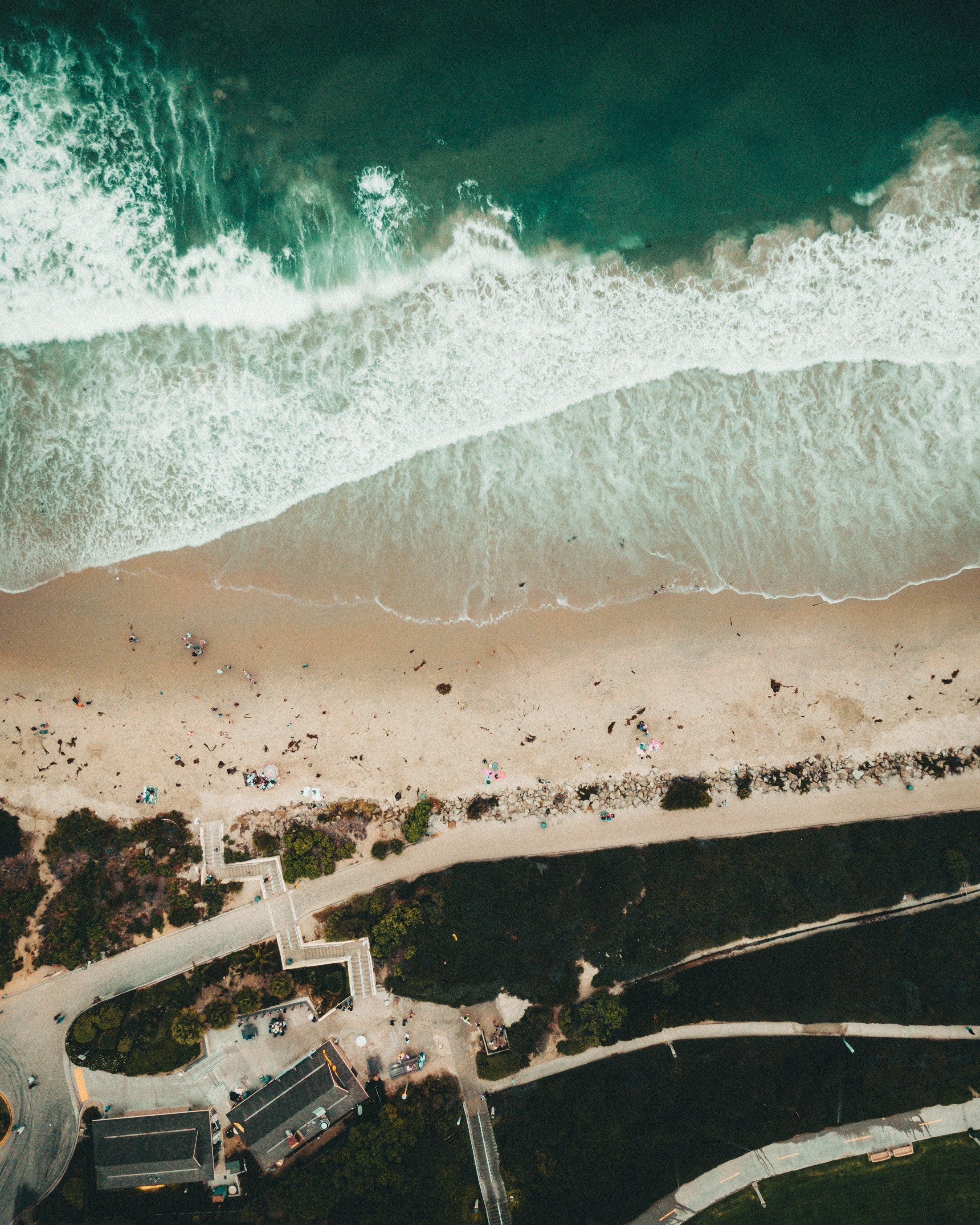 beach wave 4k Phone HD Wallpaper