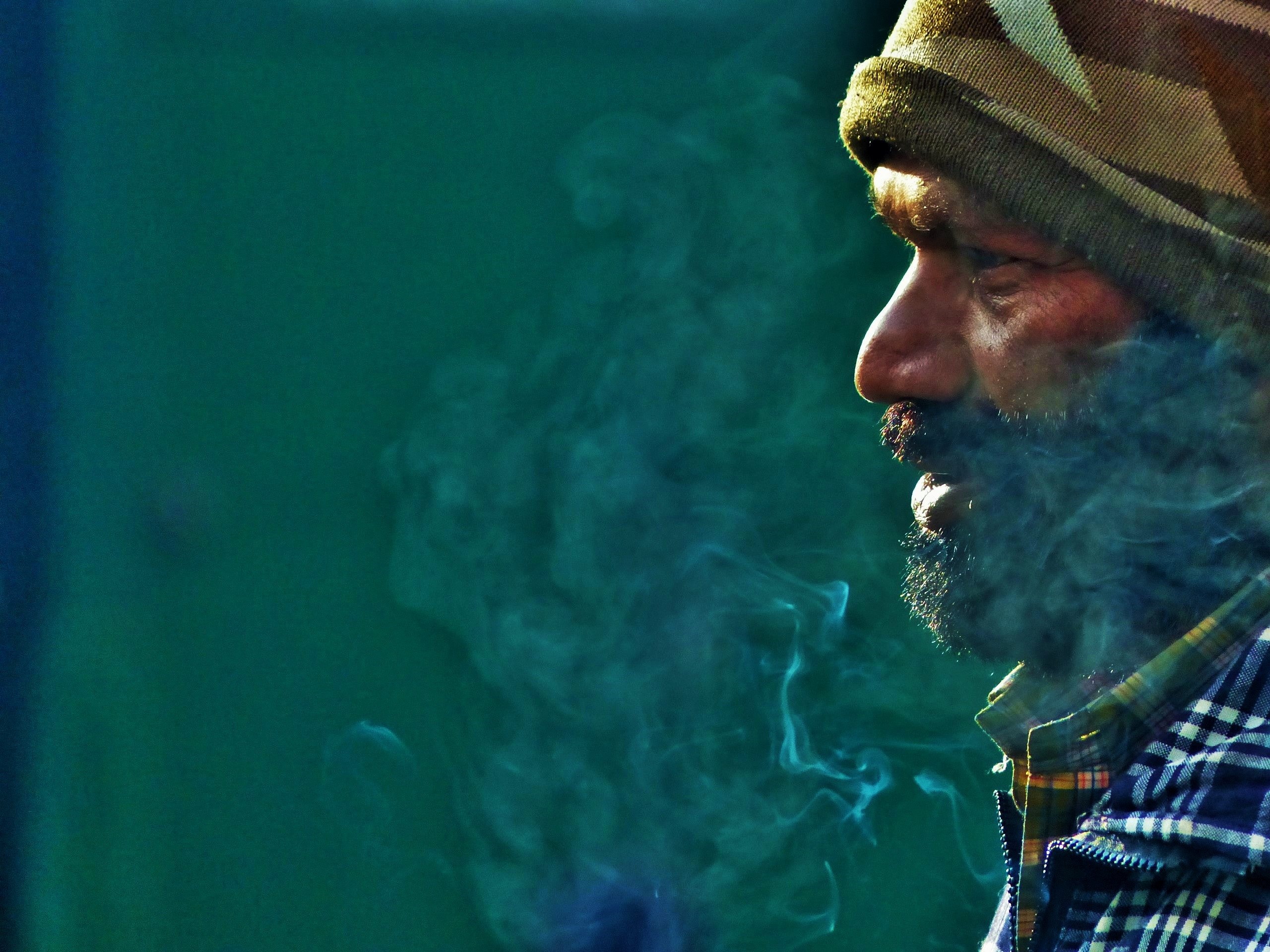 Wallpaper ID: 261528 / man smoke profile and portrait hd 4k wallpaper ...