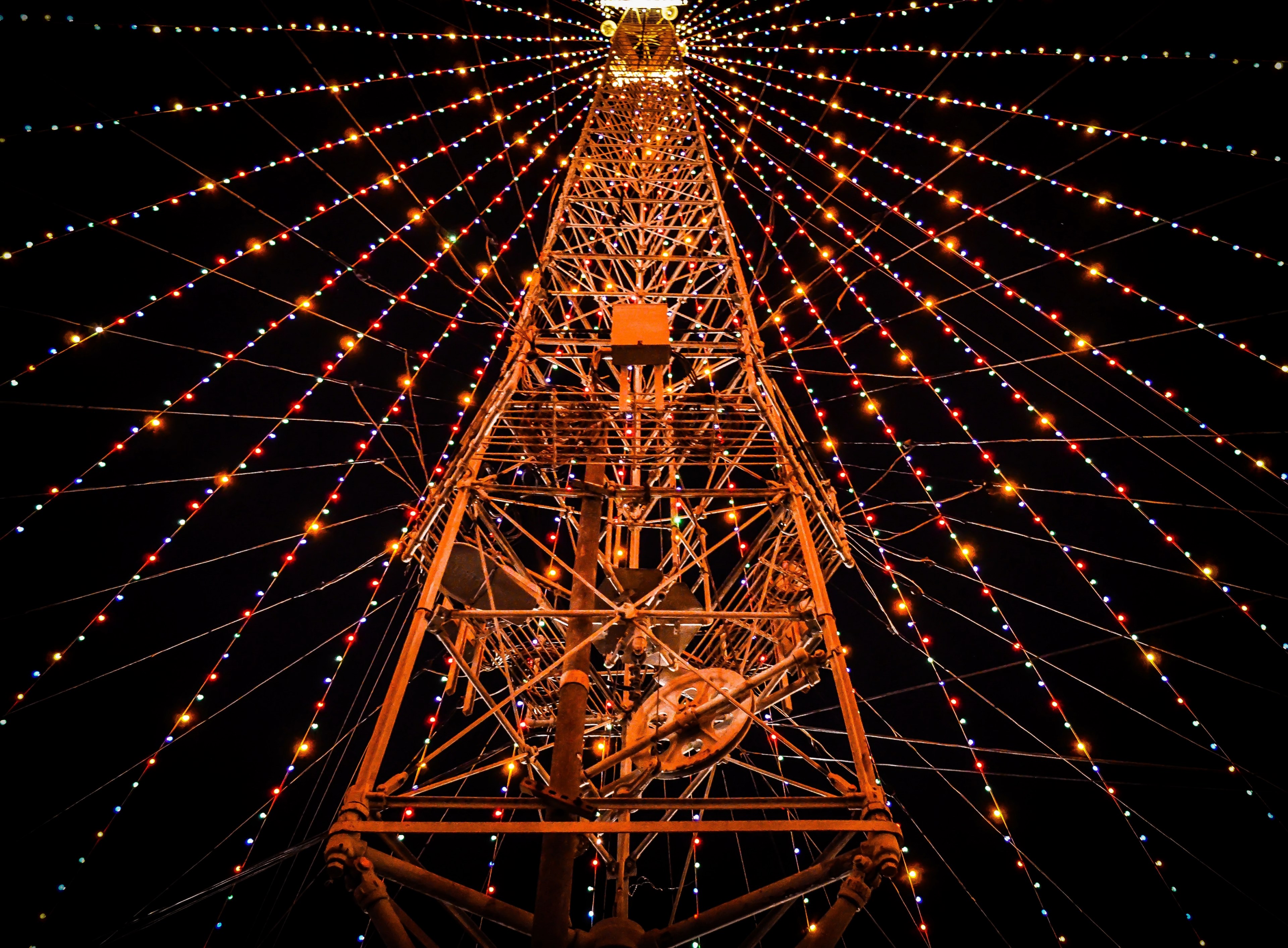 steel structure metal and beam 4k HD Wallpaper