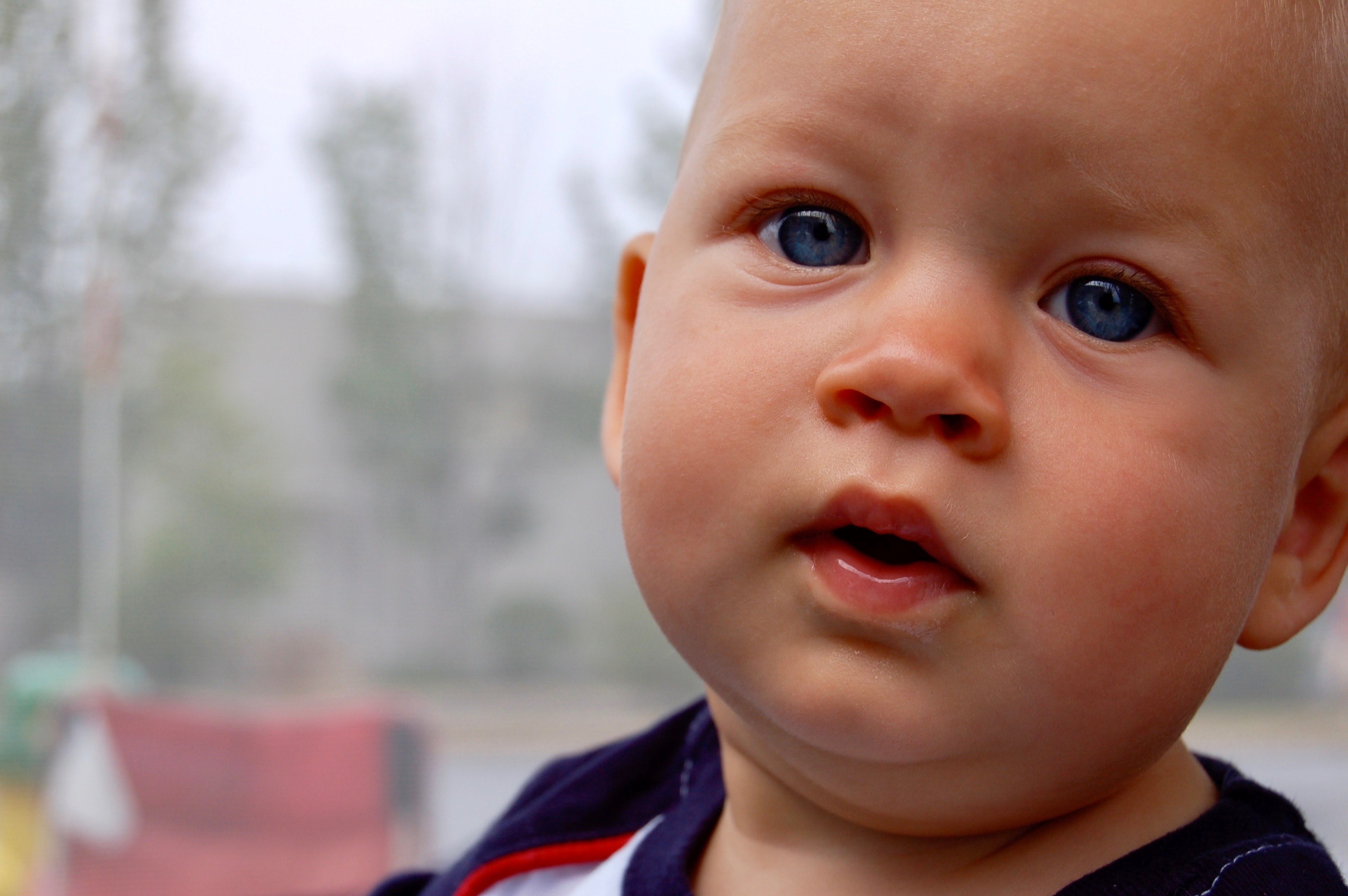 boy toddler green eyes portrait nice 4k HD Wallpaper