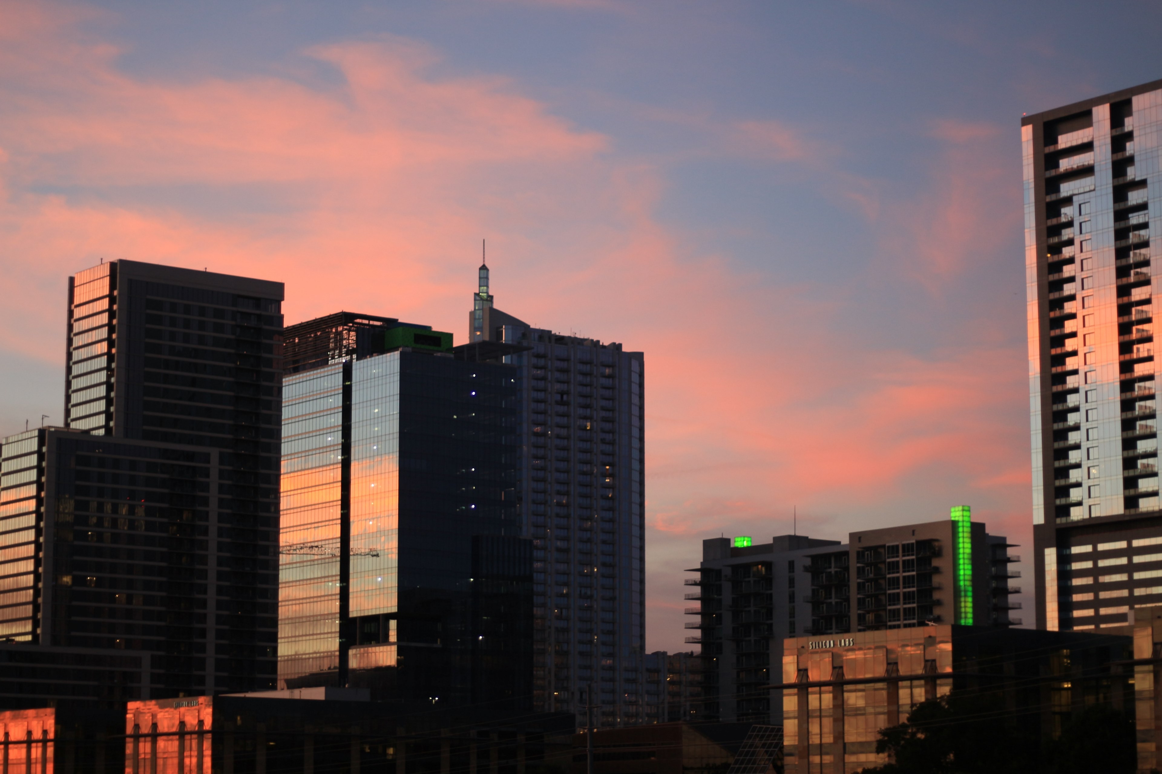 business austin building and skyscraper 4k HD Wallpaper