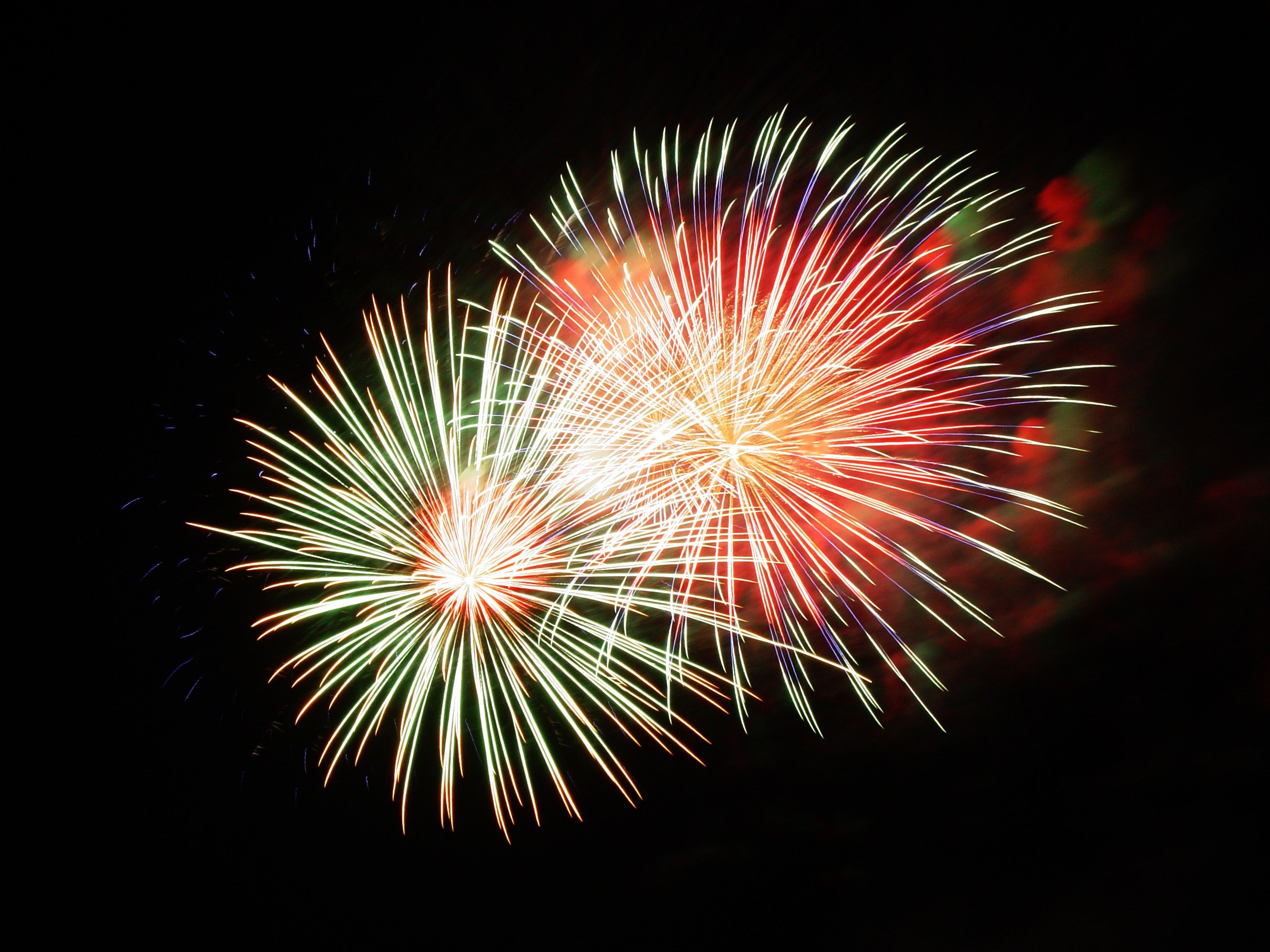 fireworks pyrotechnics fireworks art event 4k HD Wallpaper