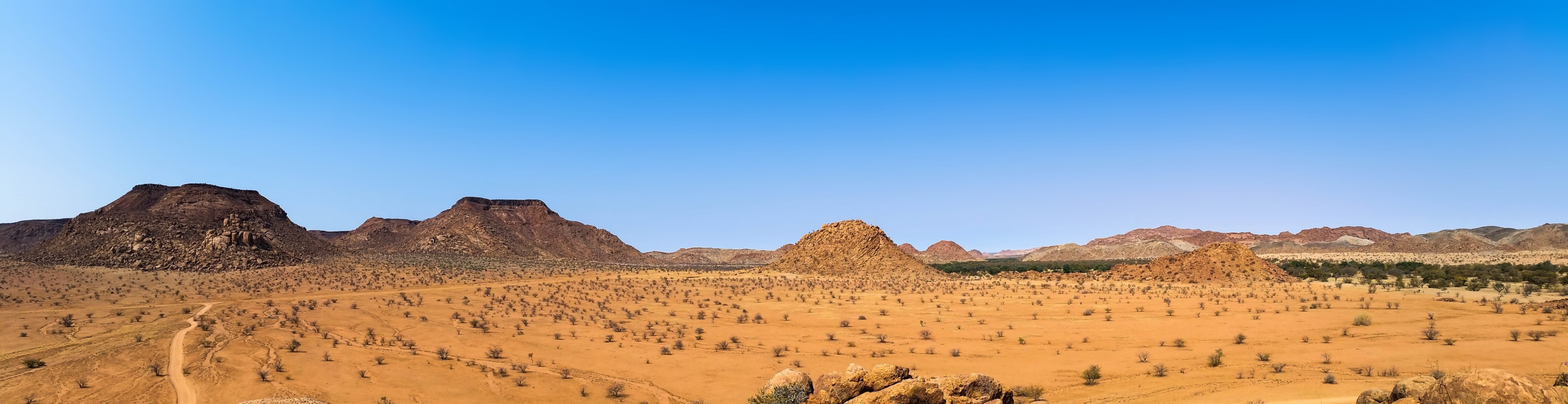 africa namibia landscape dry heiss nature 4k HD Wallpaper