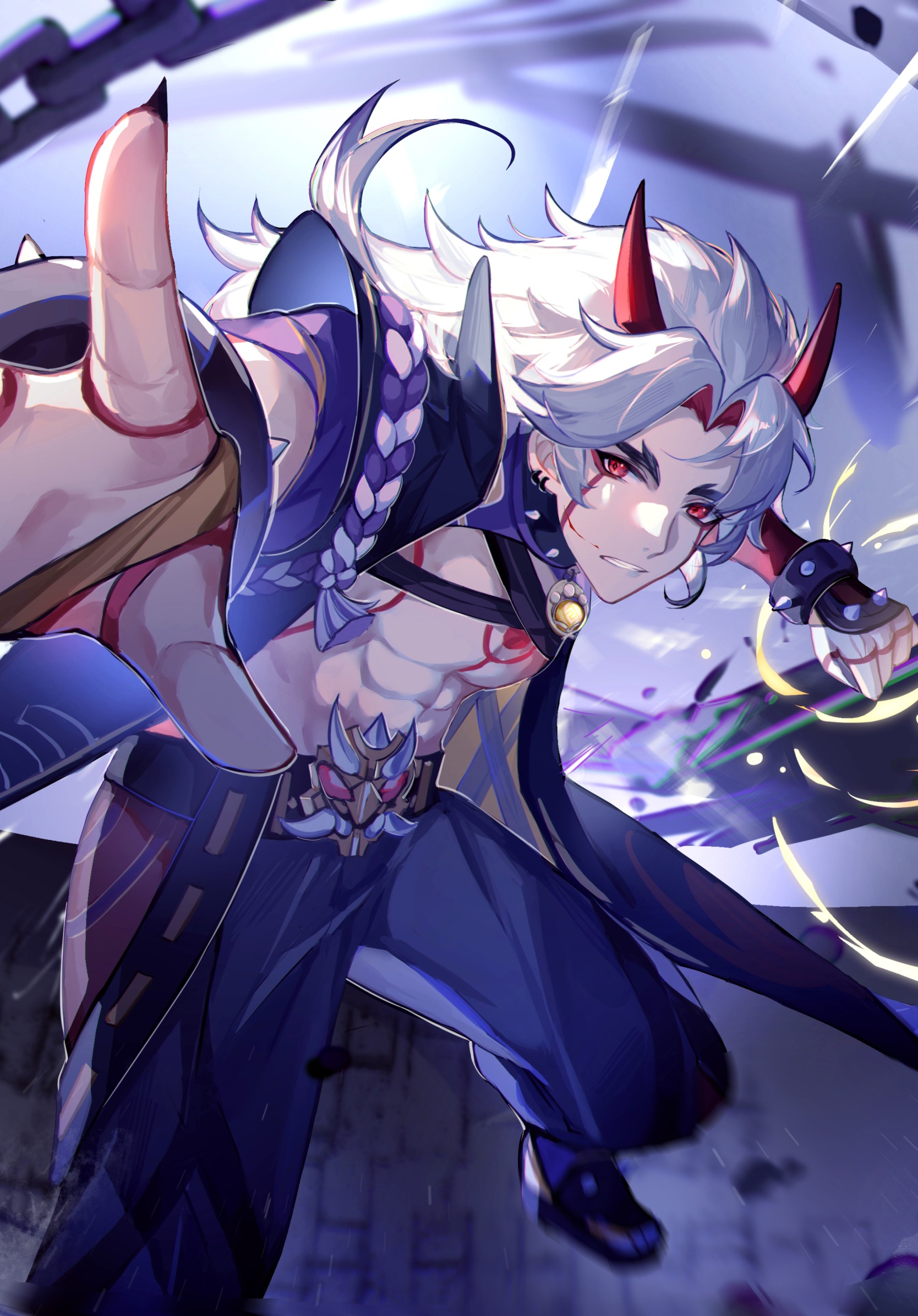 Video Game Genshin Impact, Arataki Itto, 1668x2388 Phone HD Wallpaper