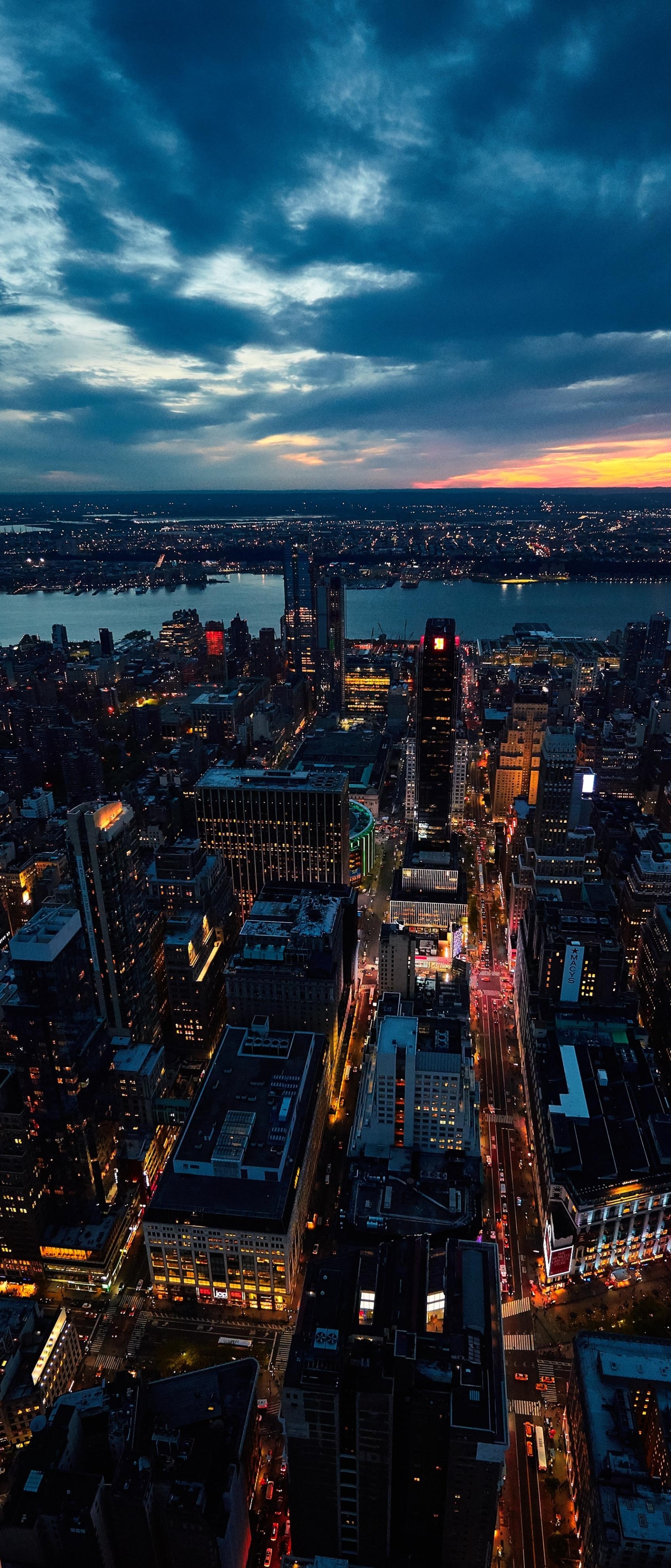 Man Made New York, Night, Skyscraper, City, Cityscape, Building ...