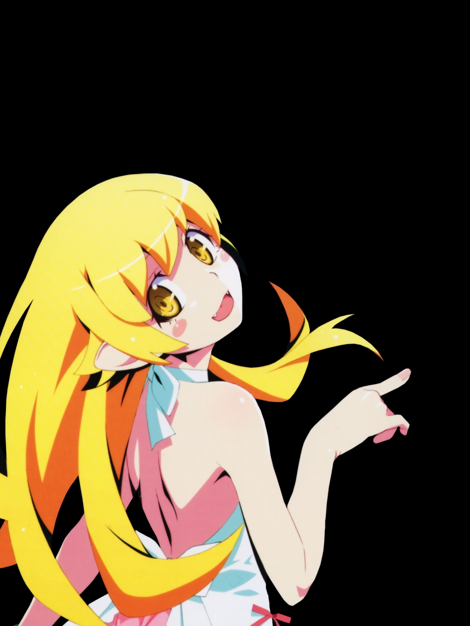 Anime Monogatari (Series), Shinobu Oshino, 1536x2048 Phone HD Wallpaper