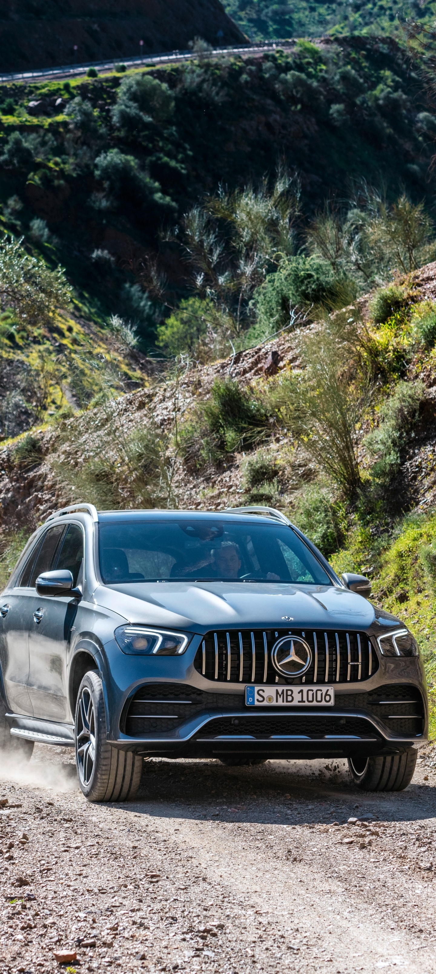 Vehicles Mercedes-AMG GLE 53, Mercedes-AMG, Silver Car, SUV, 1440x3216 ...