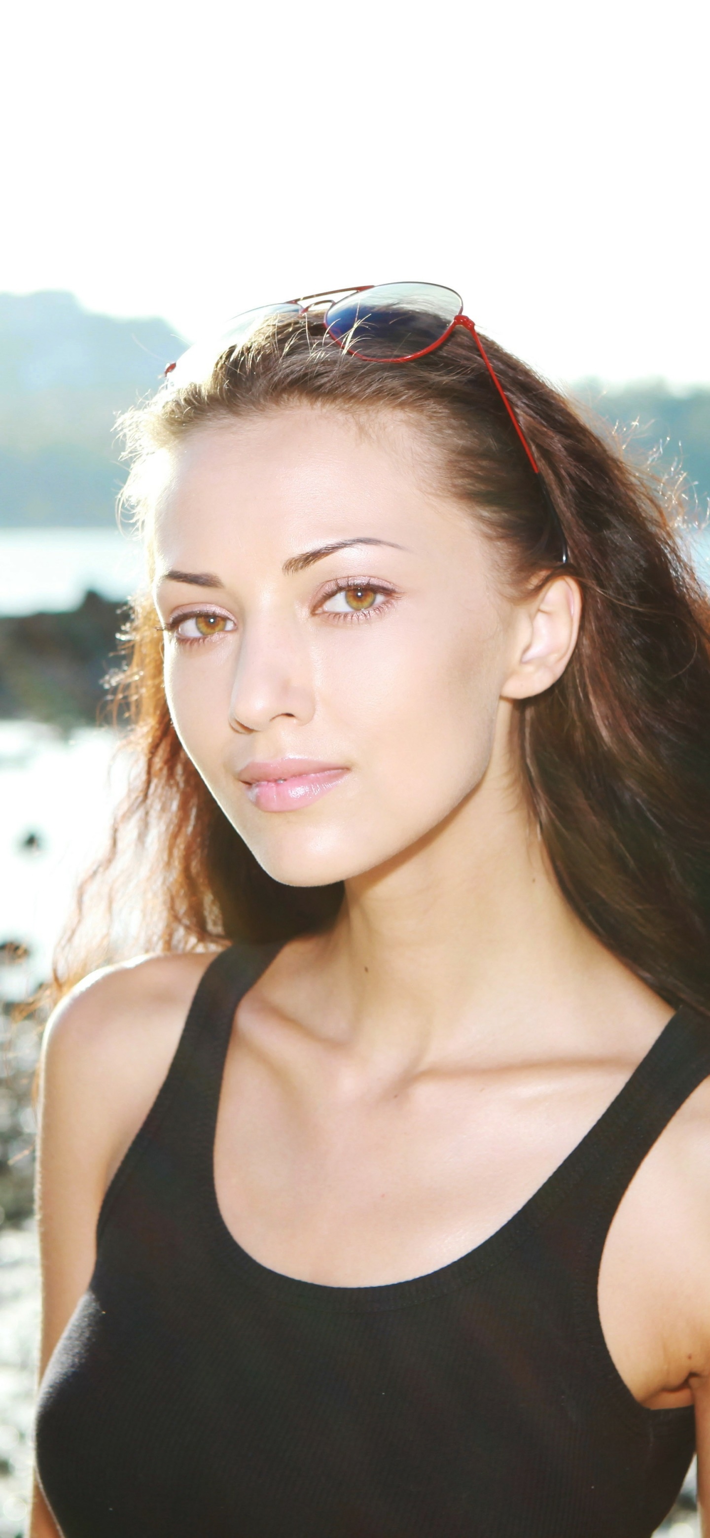 Women Anna Sbitnaya, Model, Smile, Long Hair, Brown Hair, Brown Eyes ...
