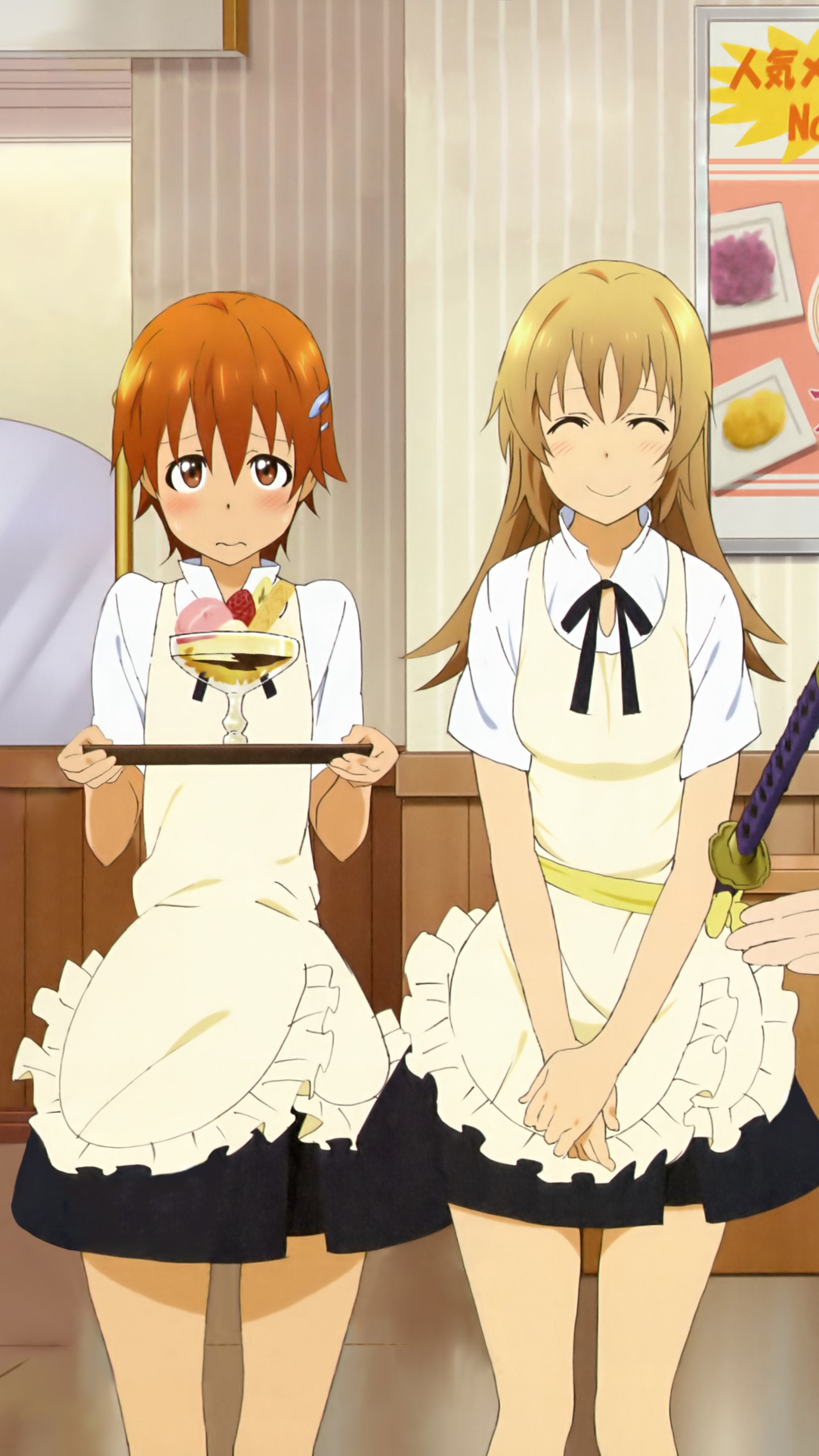 Anime Working!!, Mahiru Inami, Yachiyo Todoroki, 1440x2560 Phone HD ...