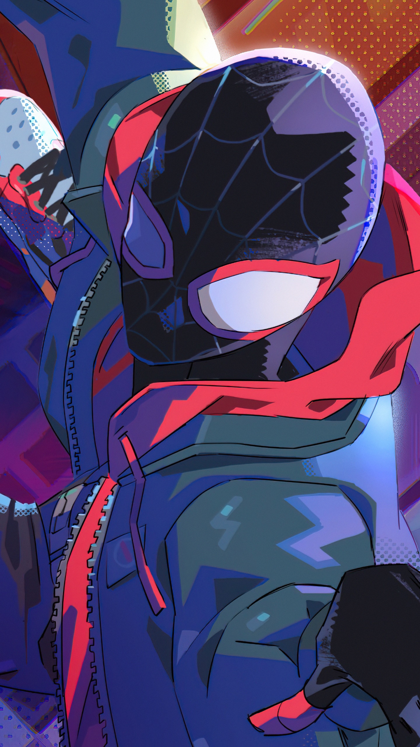Comics Spider-Man, Miles Morales, 1440x2560 Phone HD Wallpaper