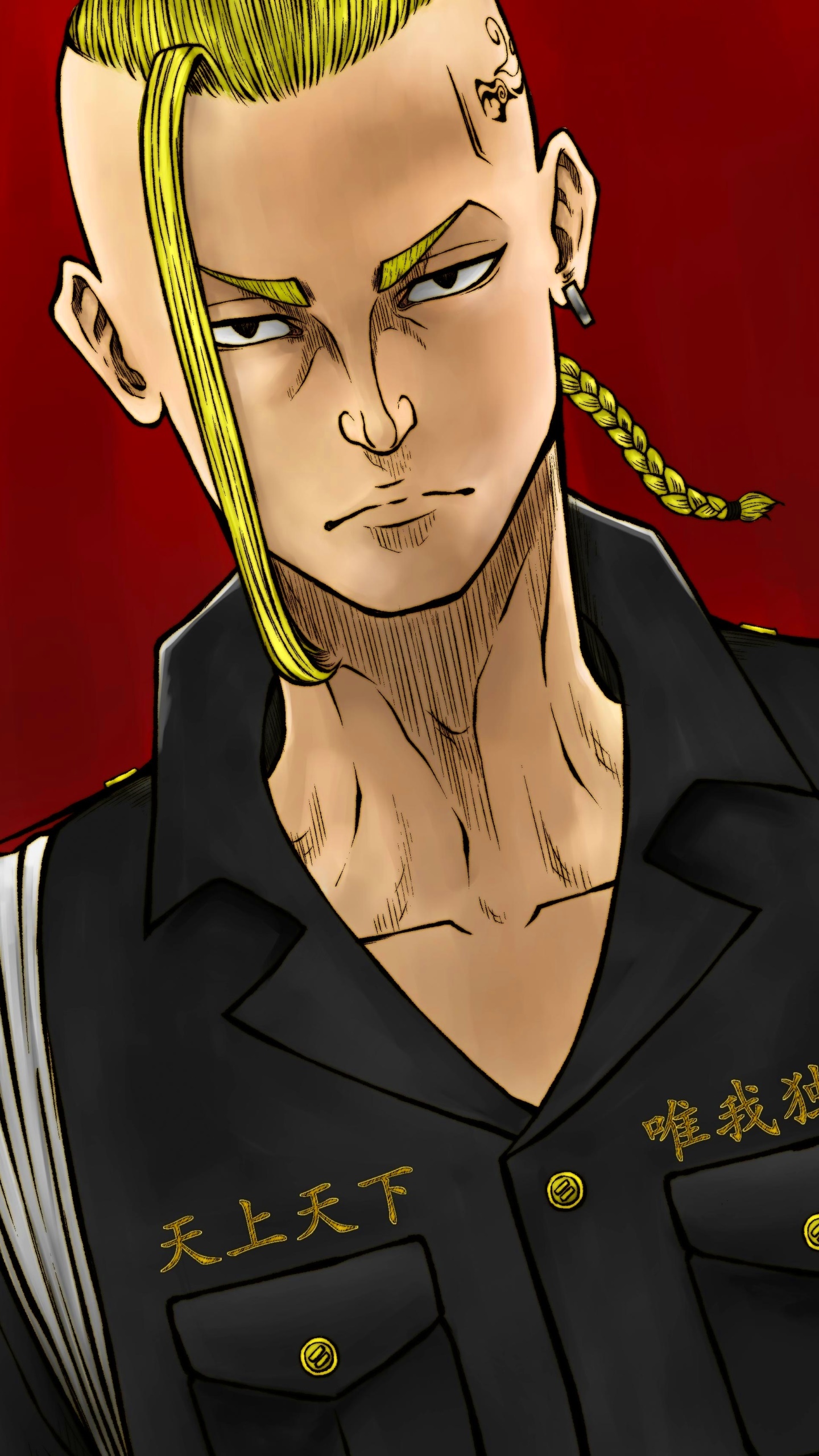Anime Tokyo Revengers, Ken Ryuguji, 1440x2560 Phone HD Wallpaper