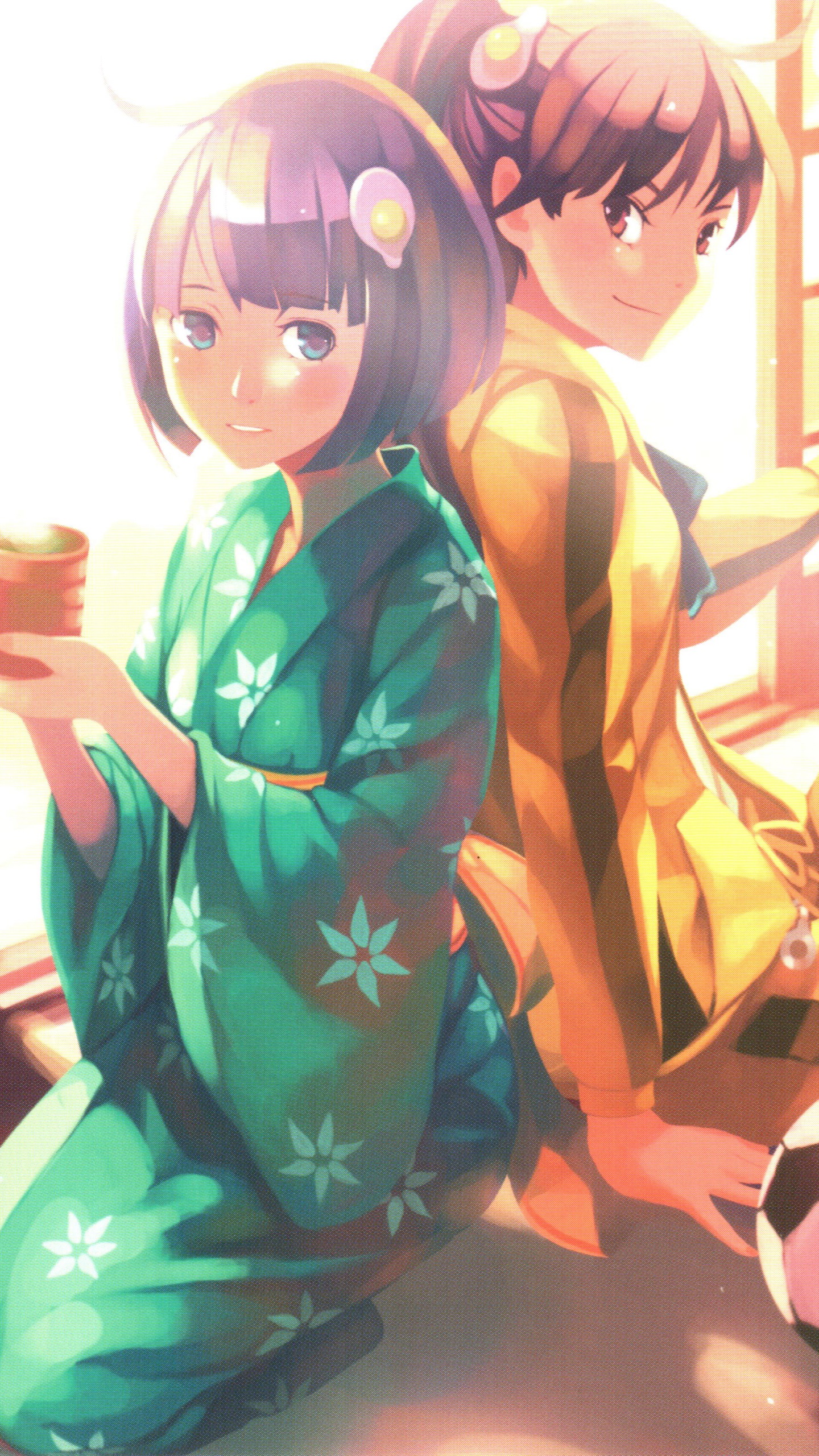 Anime Monogatari (Series), Tsukihi Araragi, Karen Araragi, 1440x2560 ...