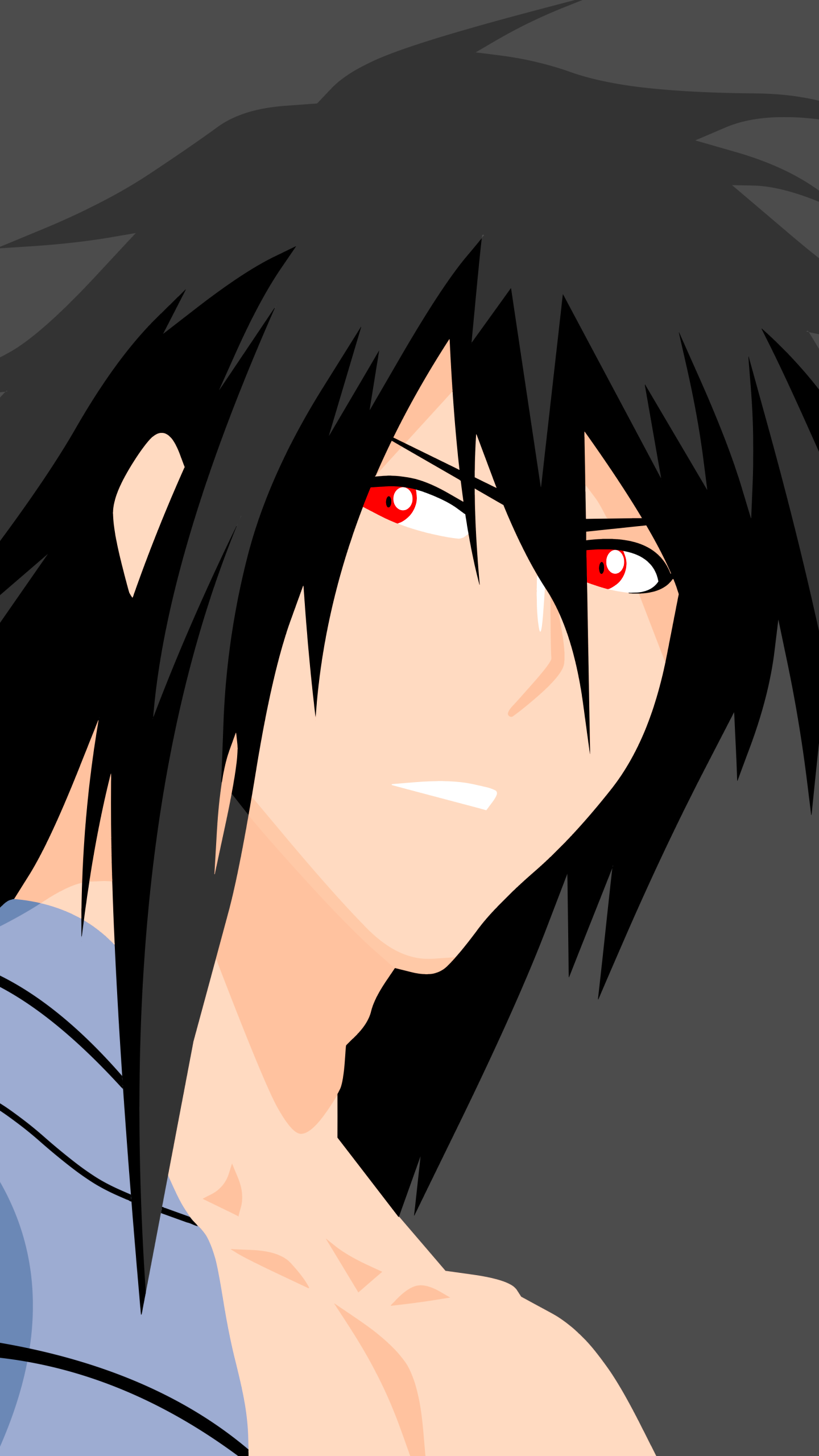 Anime Bleach, Black Hair, Ichigo Kurosaki, Face, Red Eyes, 1440X2560 ...