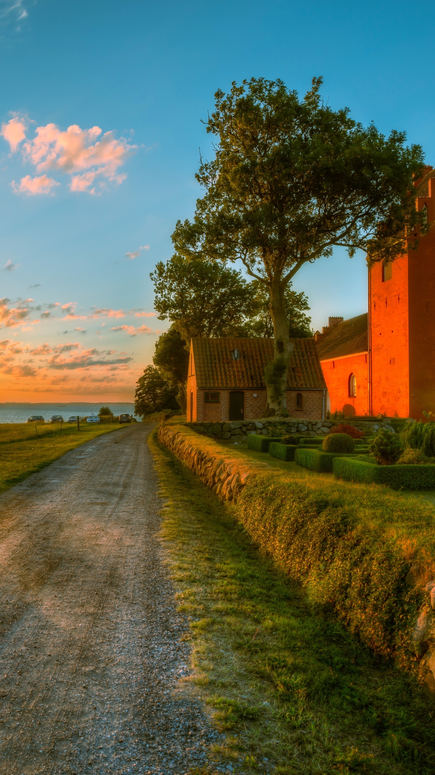 Man Made Road, HDR, Germany, House, Building, Dirt Road, 1440x2560 ...