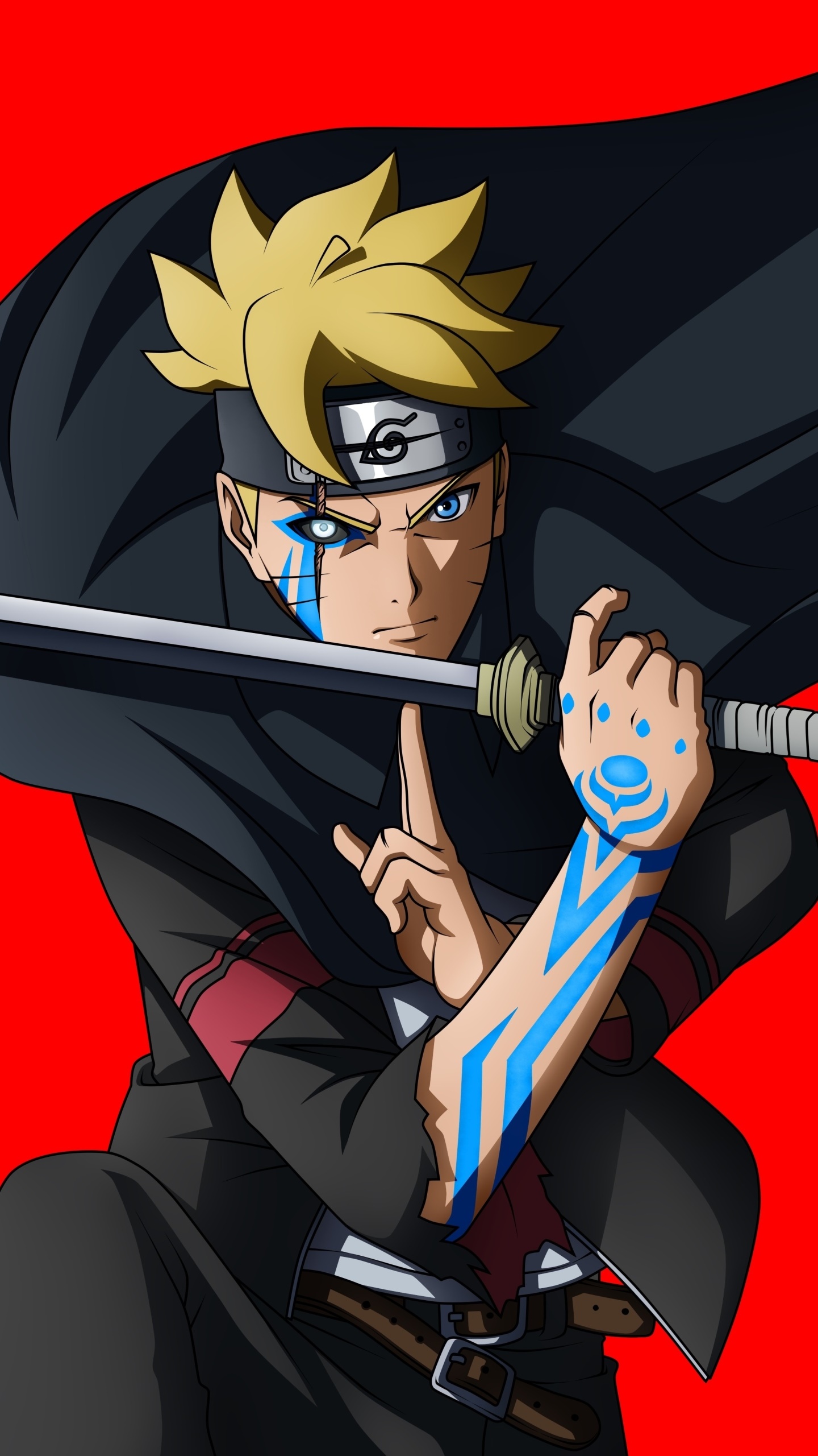 Anime Boruto, Sword, Boruto Uzumaki, Boruto (Anime), Blue Eyes, Weapon ...