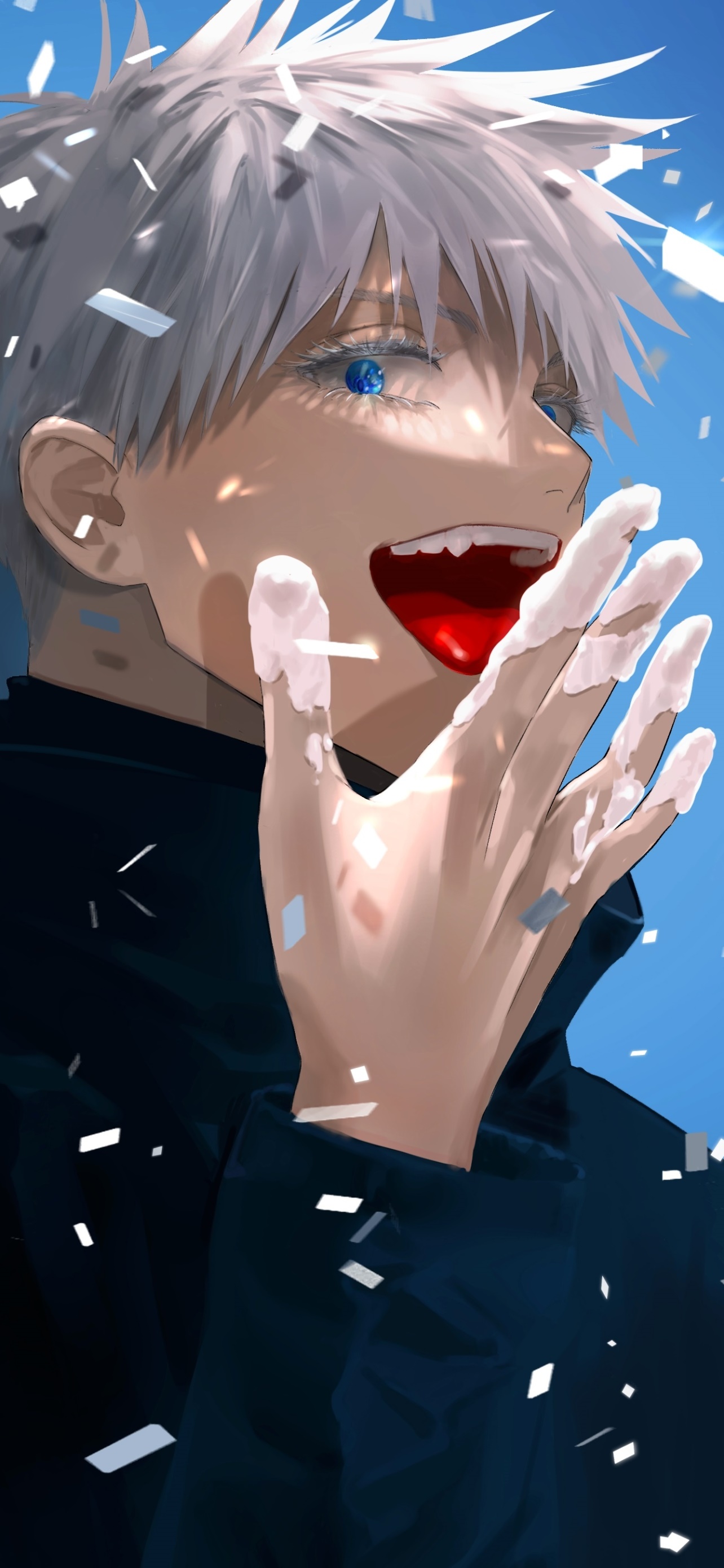Anime Jujutsu Kaisen, Satoru Gojo, 1284X2778 Phone Hd Wallpaper