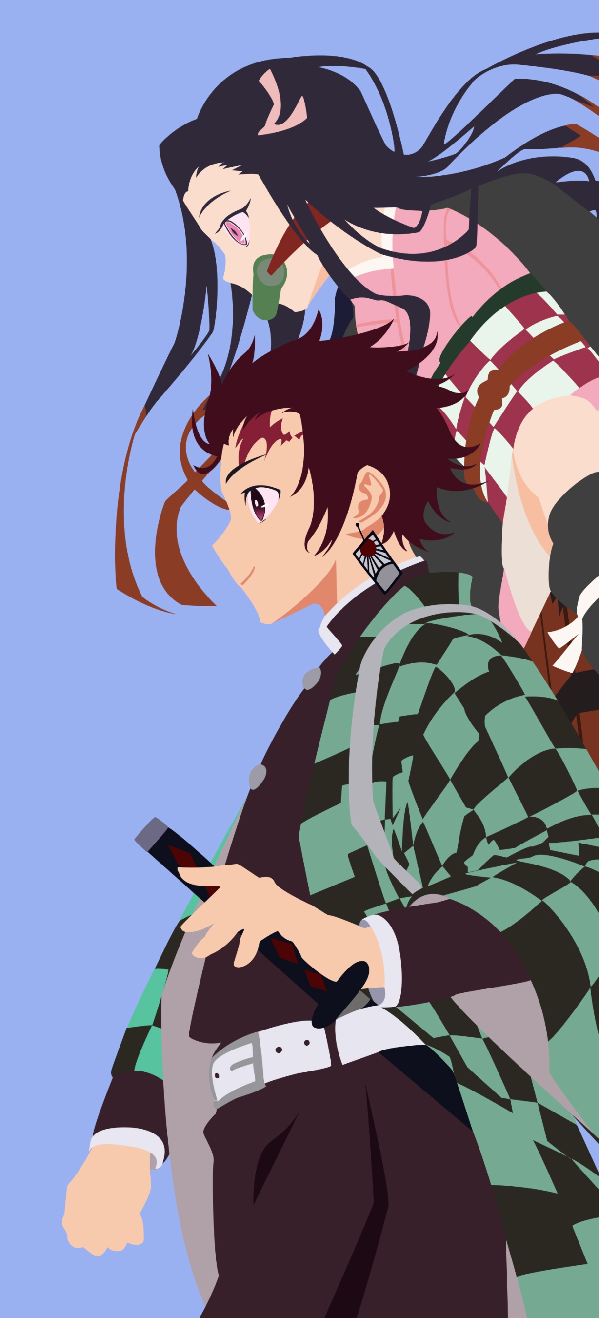 Anime Demon Slayer: Kimetsu no Yaiba, Nezuko Kamado, Tanjiro Kamado ...