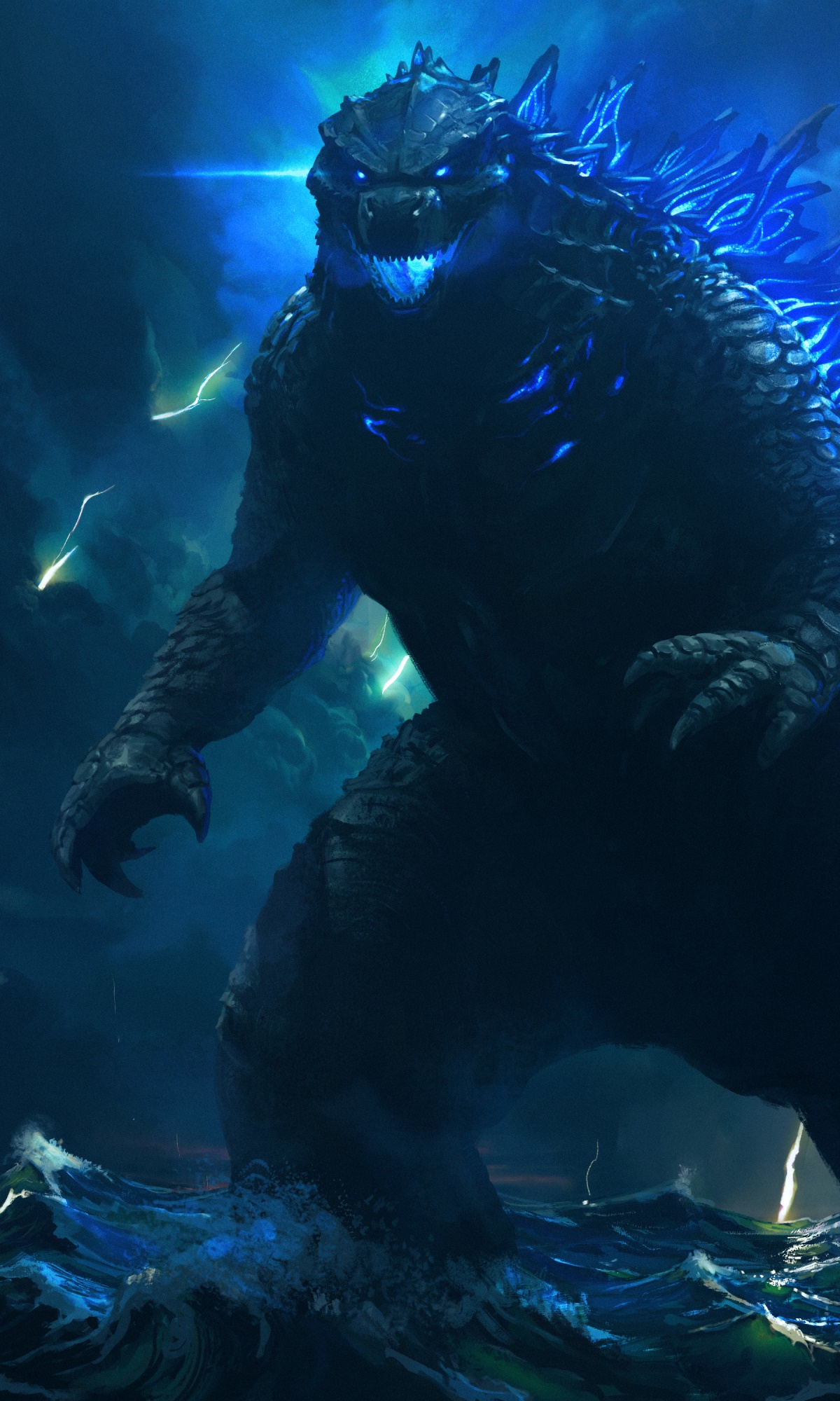 Fantasy Godzilla, Godzilla (Monsterverse), 1200X2000 Phone Hd Wallpaper