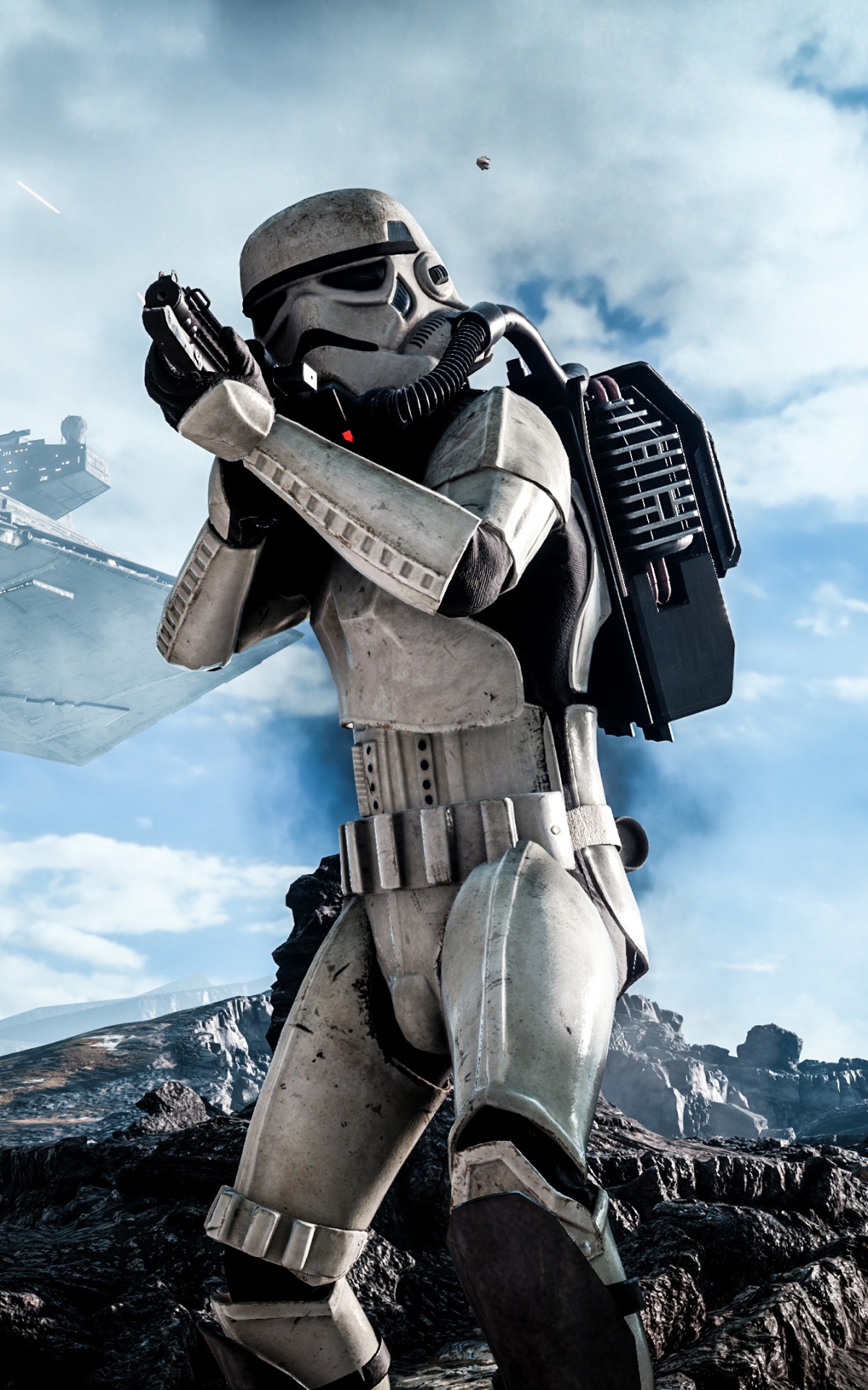 Video Game Star Wars Battlefront (2015), Stormtrooper, Star Destroyer ...