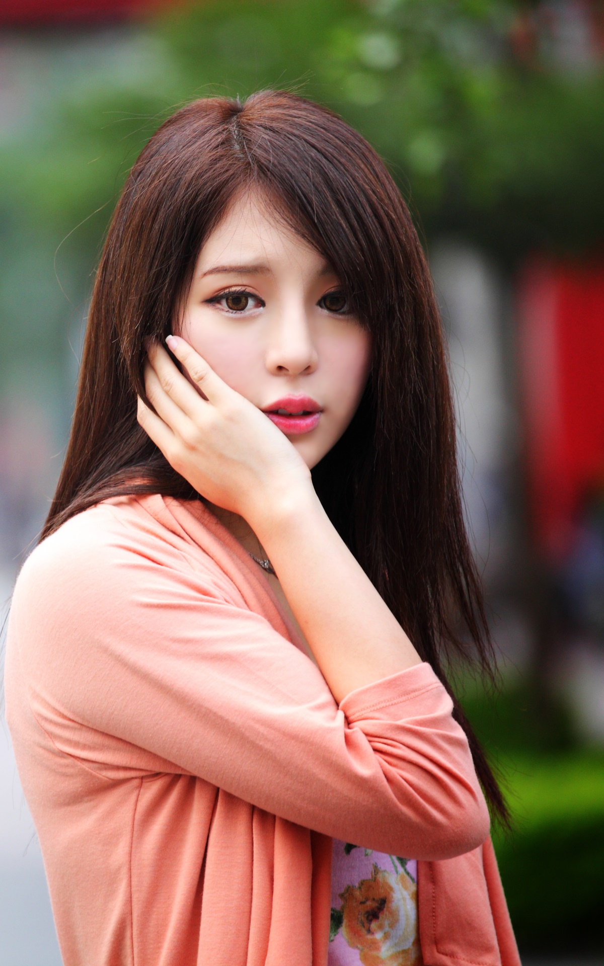 Women Zhang Qi Jun, Bokeh, Julie Chang, Model, Asian, Taiwanese ...