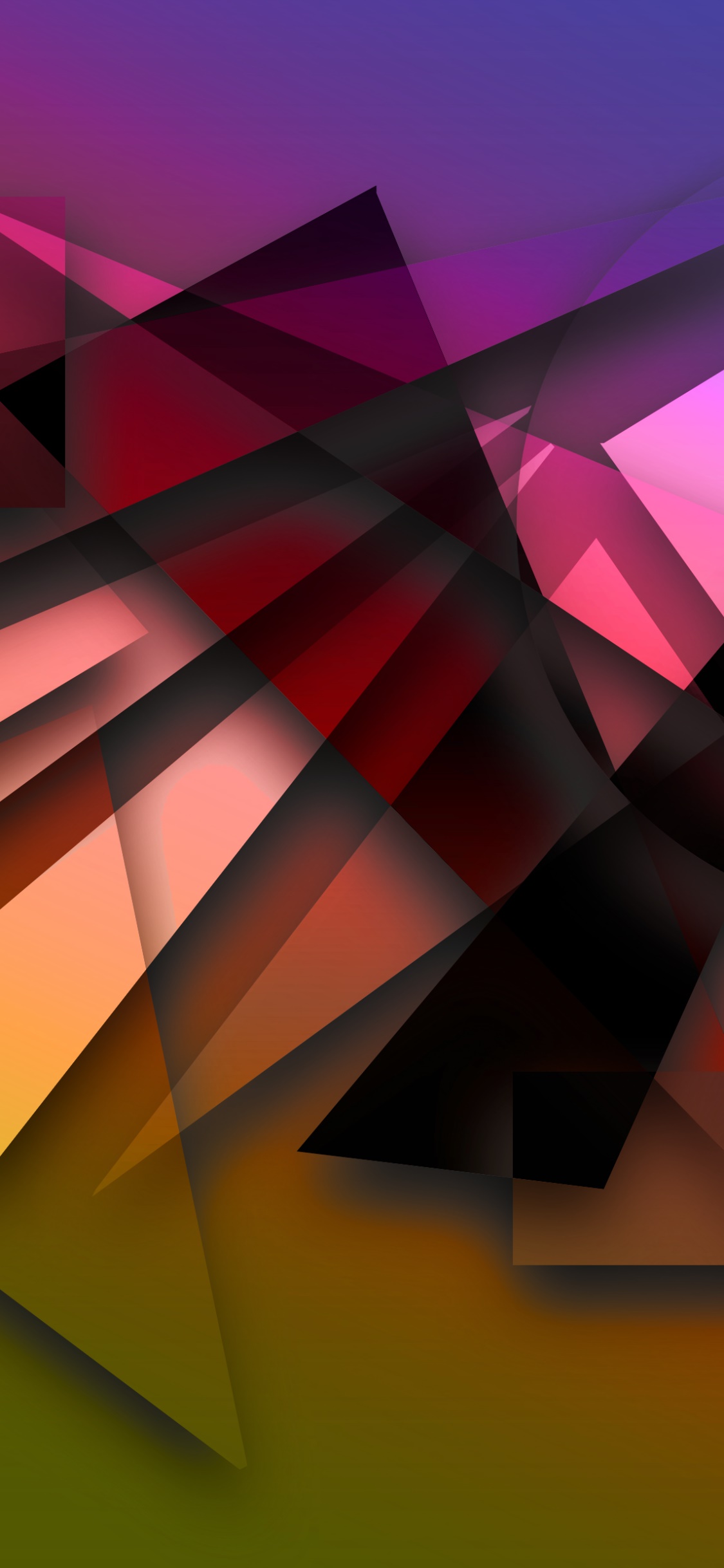 Abstract Shapes, Colors, Geometry, 1125x2436 Phone HD Wallpaper