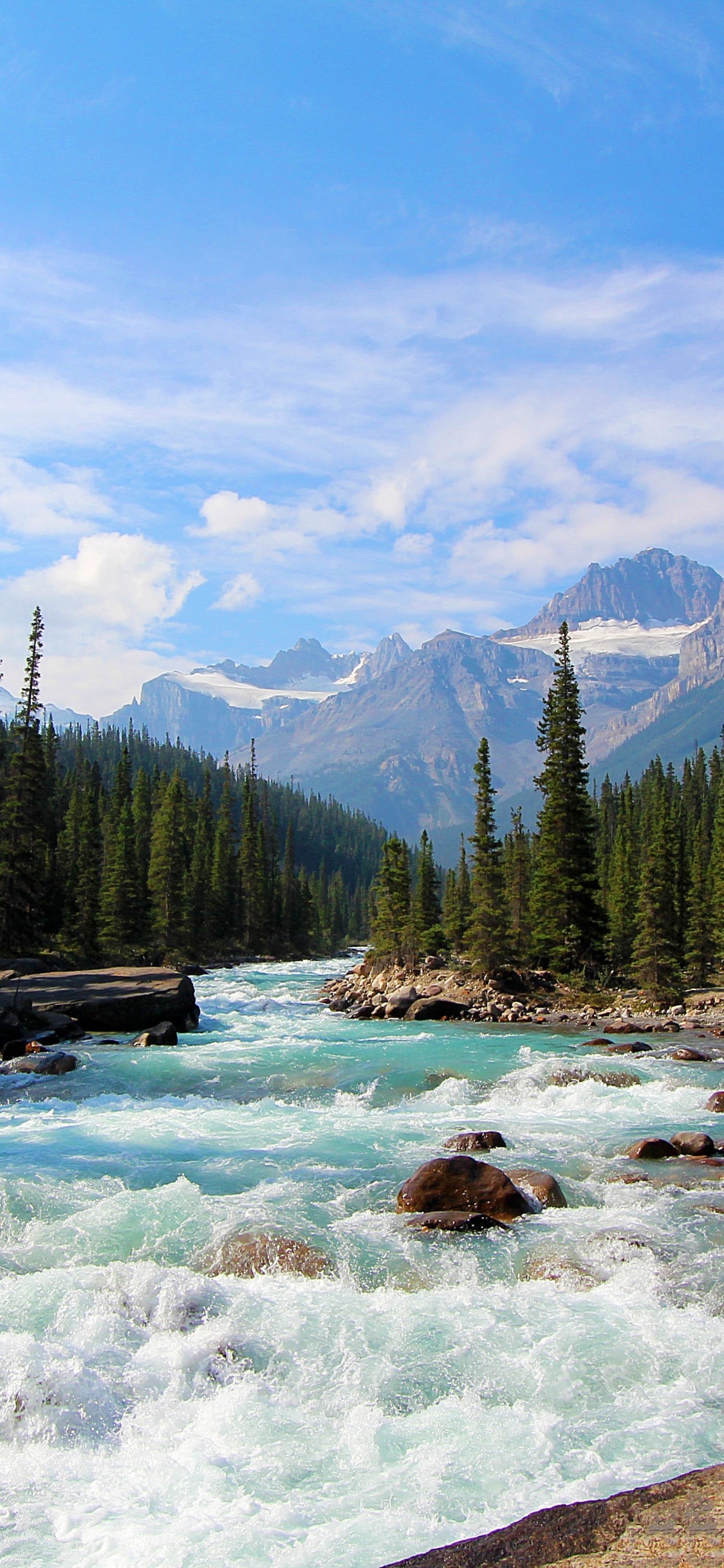 Earth River, Banff National Park, Landscape, Canada, 1125x2436 Phone HD ...