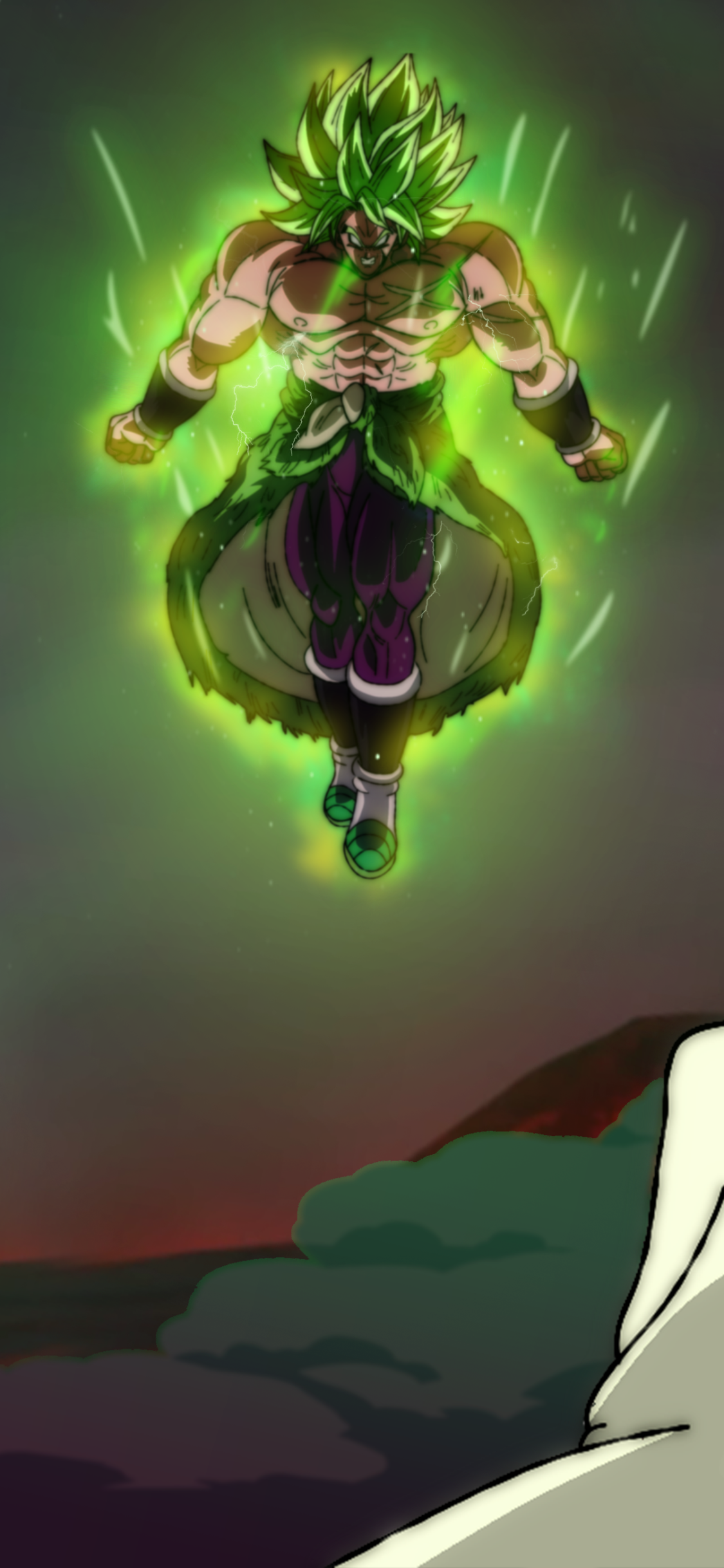 Anime Dragon Ball Super: Broly, Super Saiyan Green, Broly (Dragon Ball ...