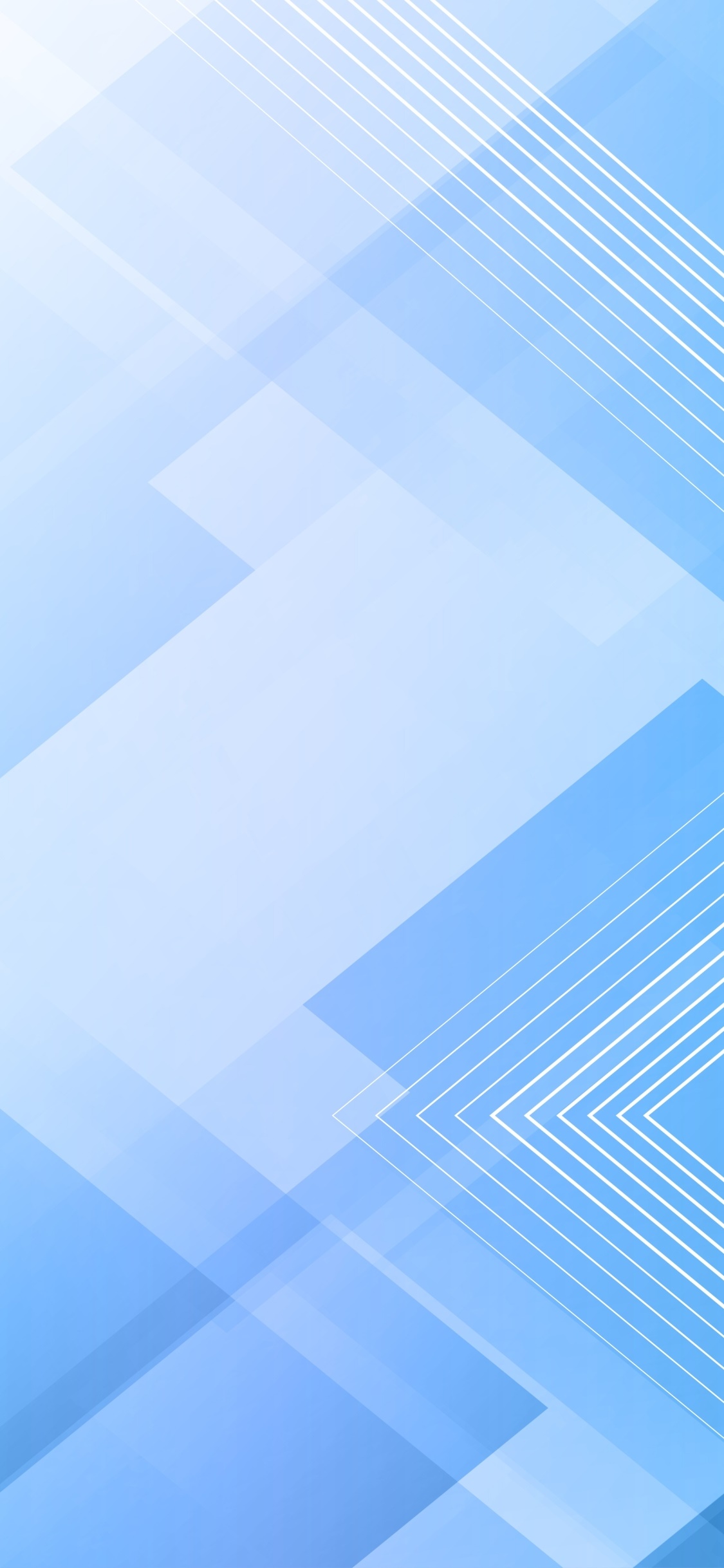 Abstract Blue, Shapes, 1125x2436 Phone HD Wallpaper