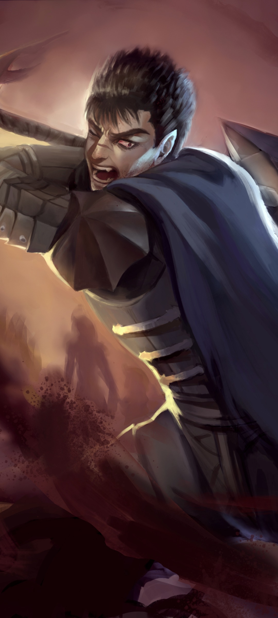 Anime Berserk, Guts (Berserk), 1080x2400 Phone HD Wallpaper