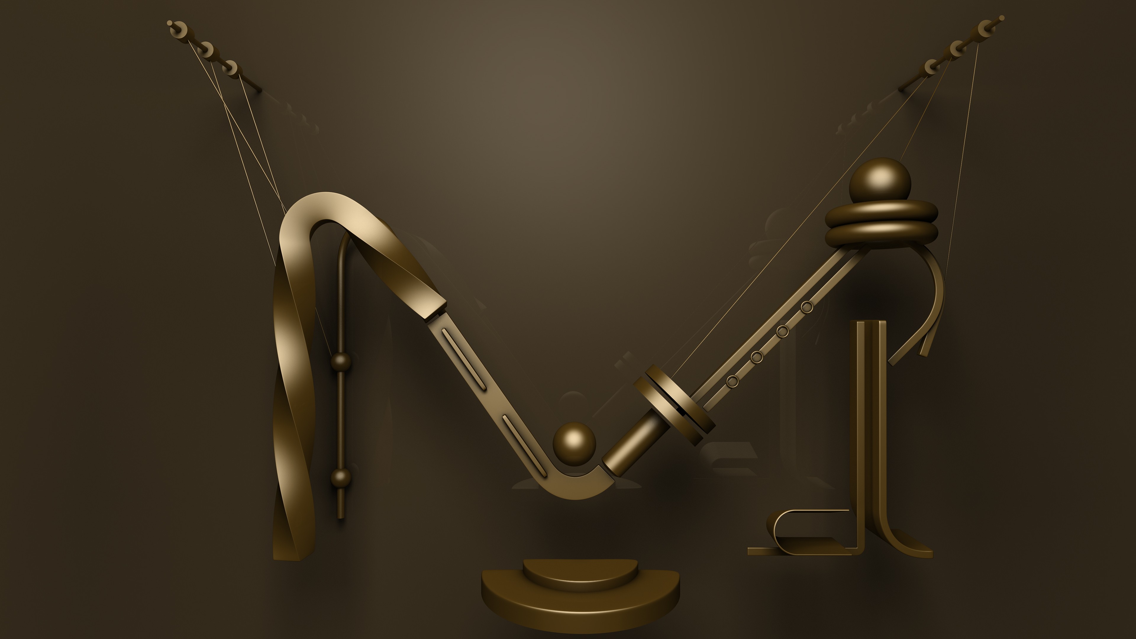 Letter, 4K, Typography, Font, Shape Typeface, 3D Hd Wallpaper