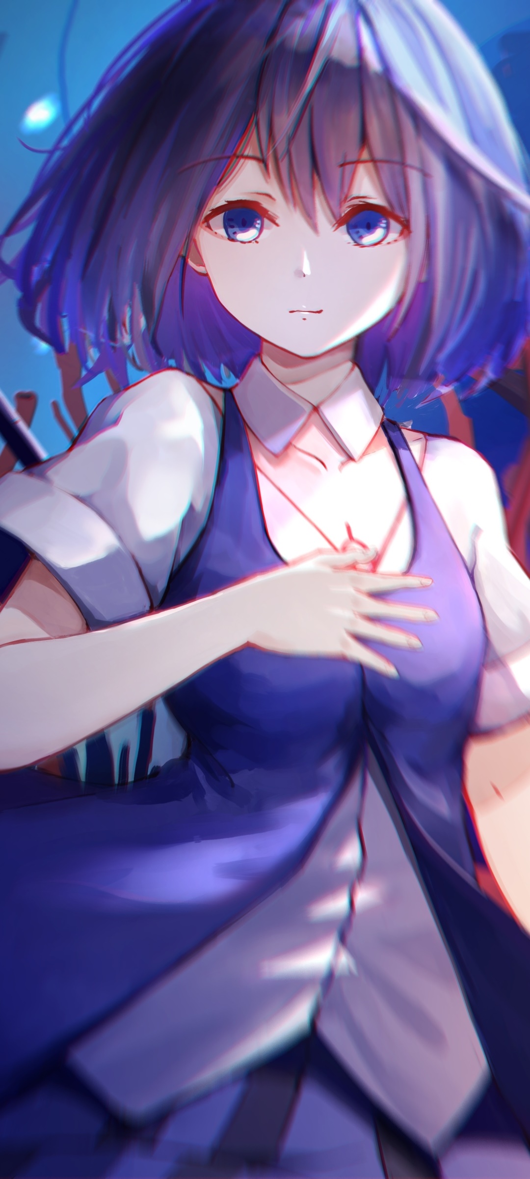 Anime Virtual Youtuber, Seele Vollerei, 1080x2400 Phone HD Wallpaper