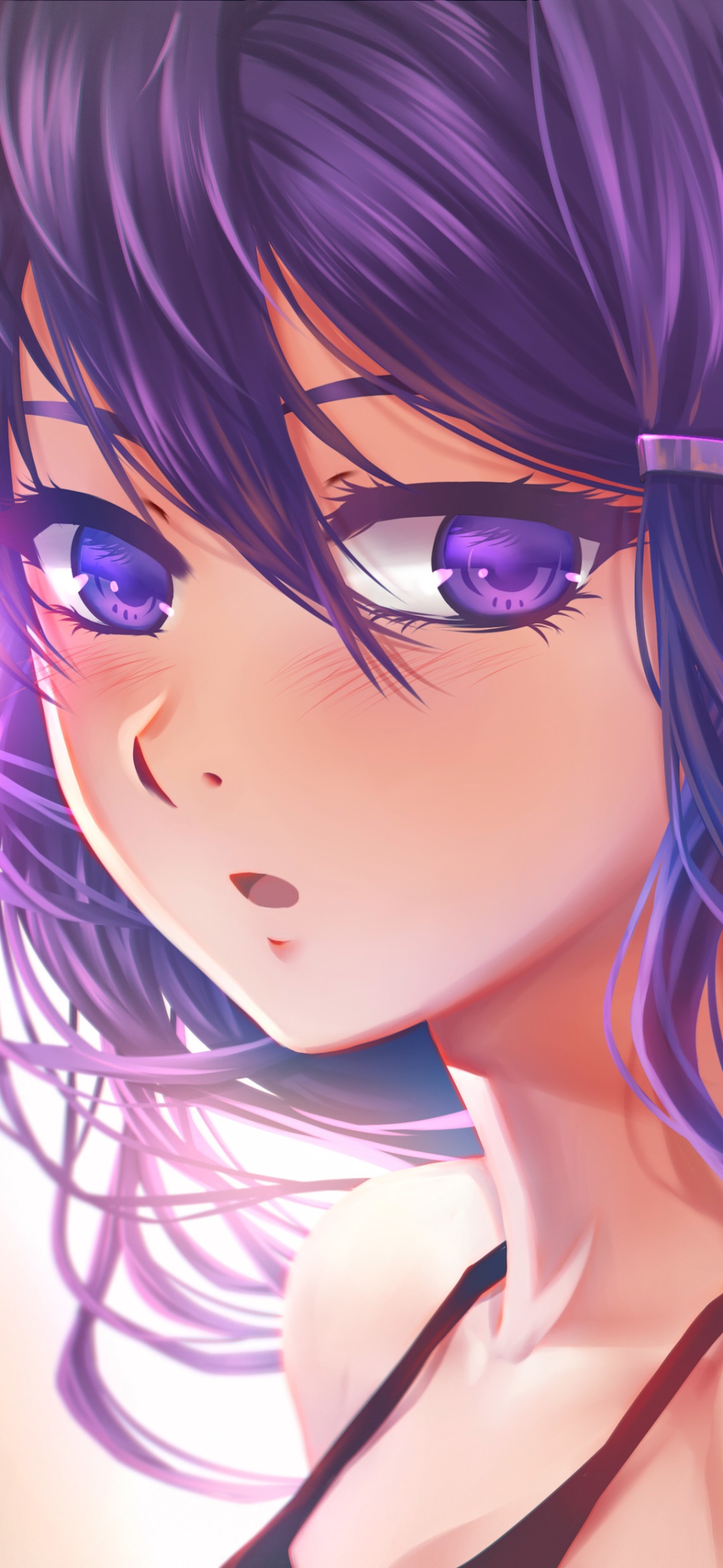 Video Game Doki Doki Literature Club!, Purple Eyes, Yuri (Doki Doki ...