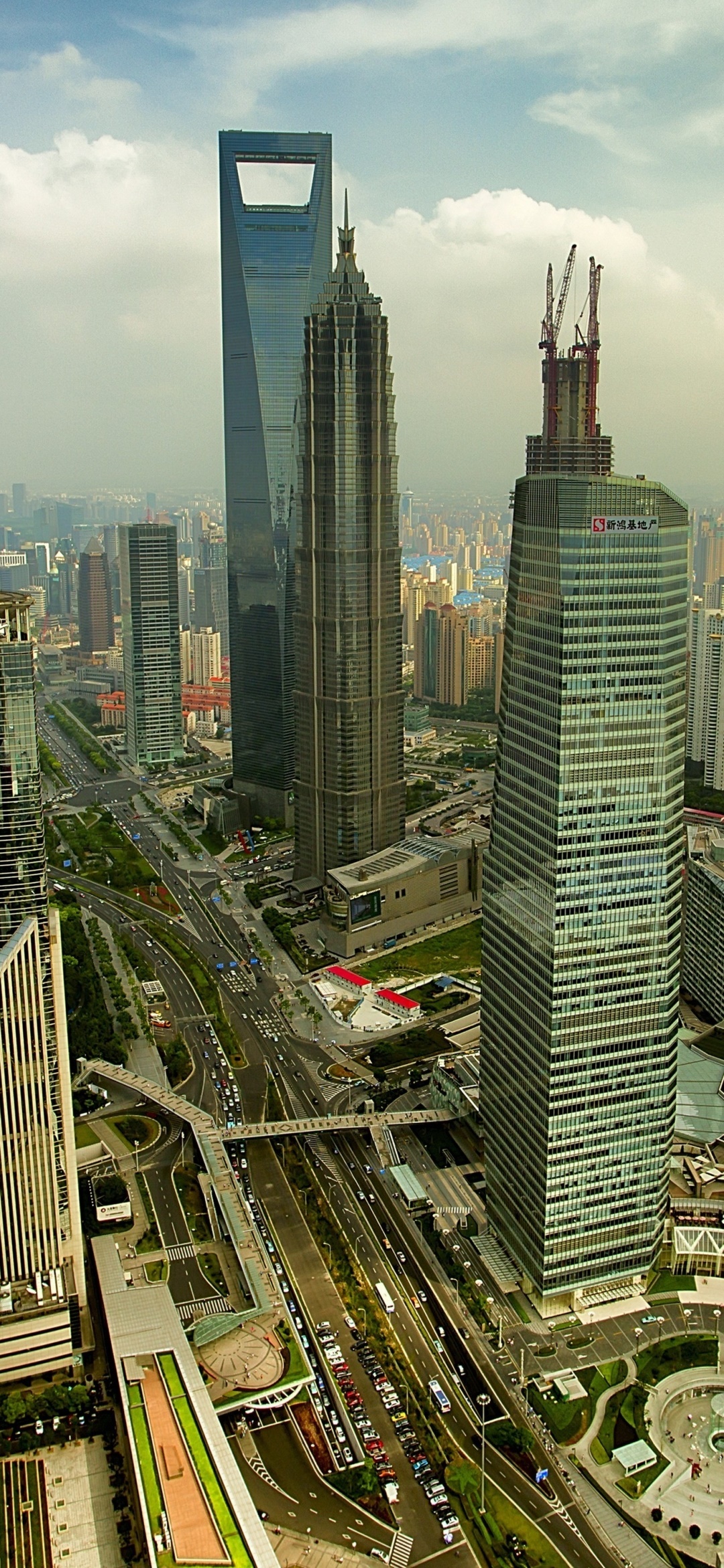 Man Made Shanghai, China, 1080x2340 Phone HD Wallpaper