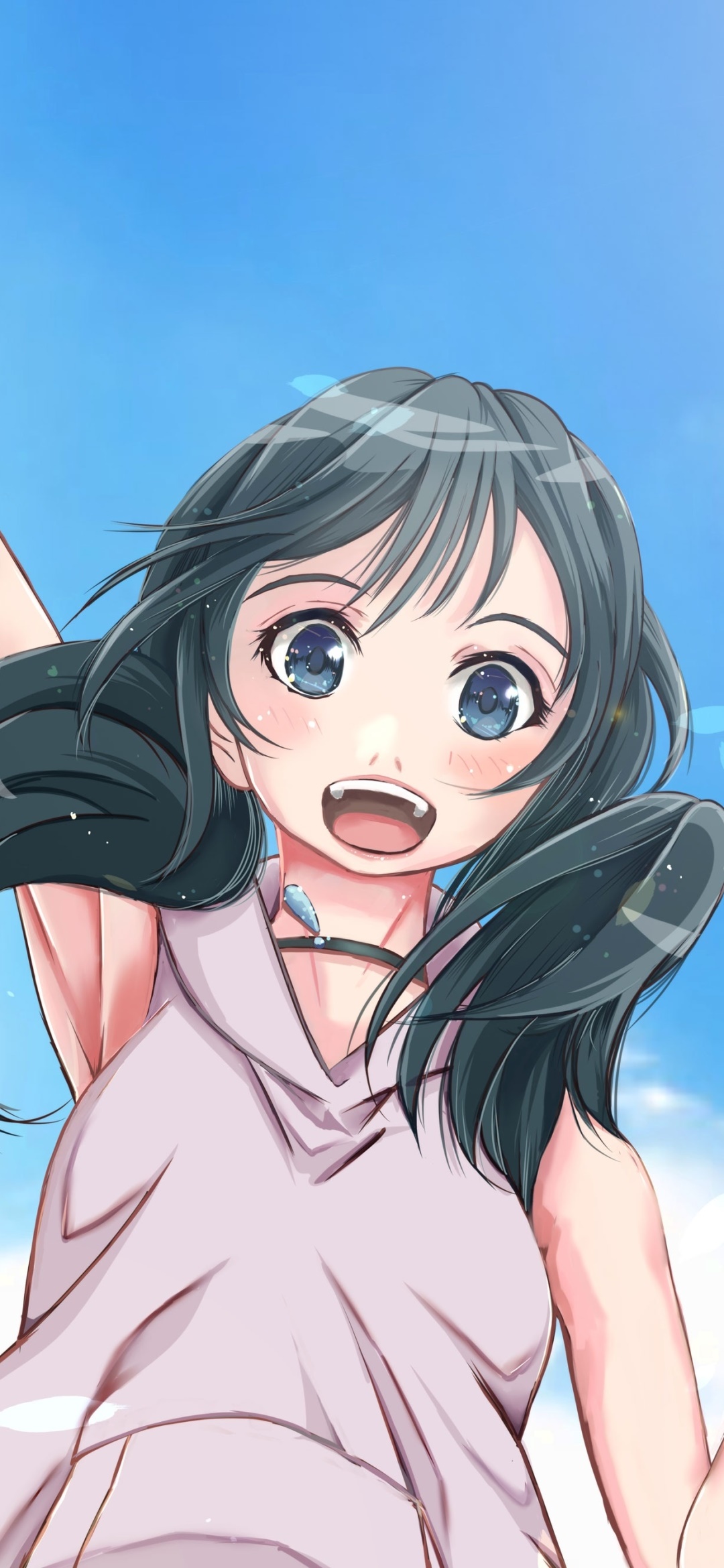 Anime Weathering With You, Hina Amano, 1080x2340 Phone HD Wallpaper