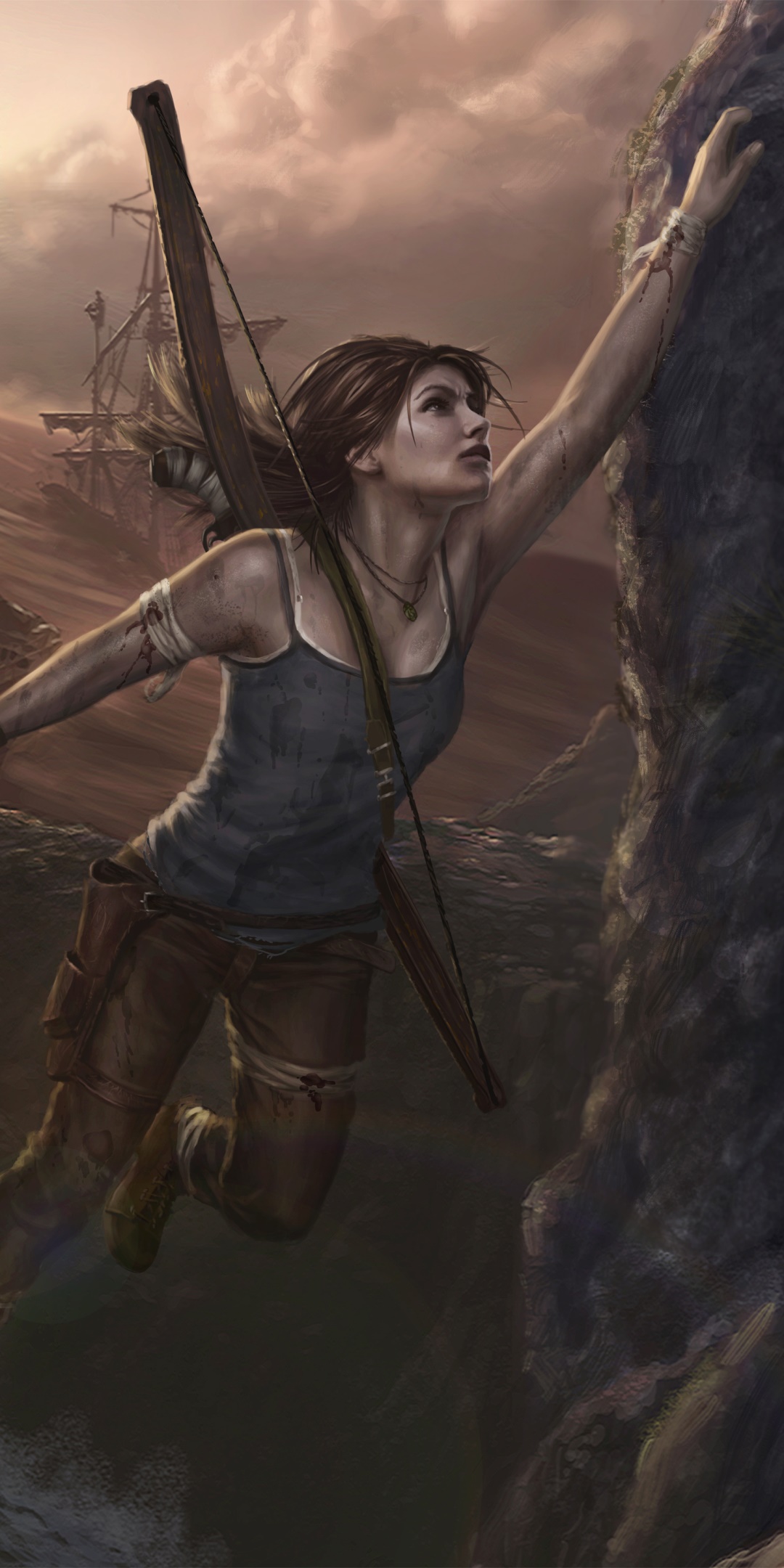 Video Game Tomb Raider, Lara Croft, 1080x2160 Phone HD Wallpaper